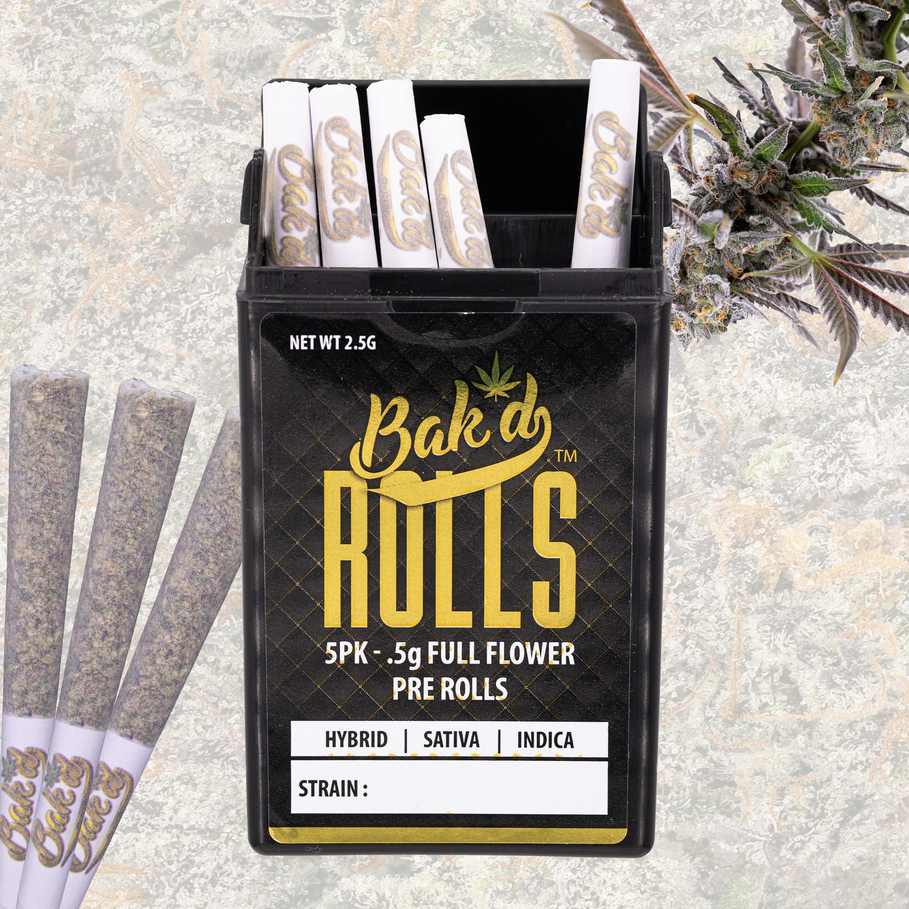 Burnt Toast - 5pk Bak'd Rolls - Bak'd