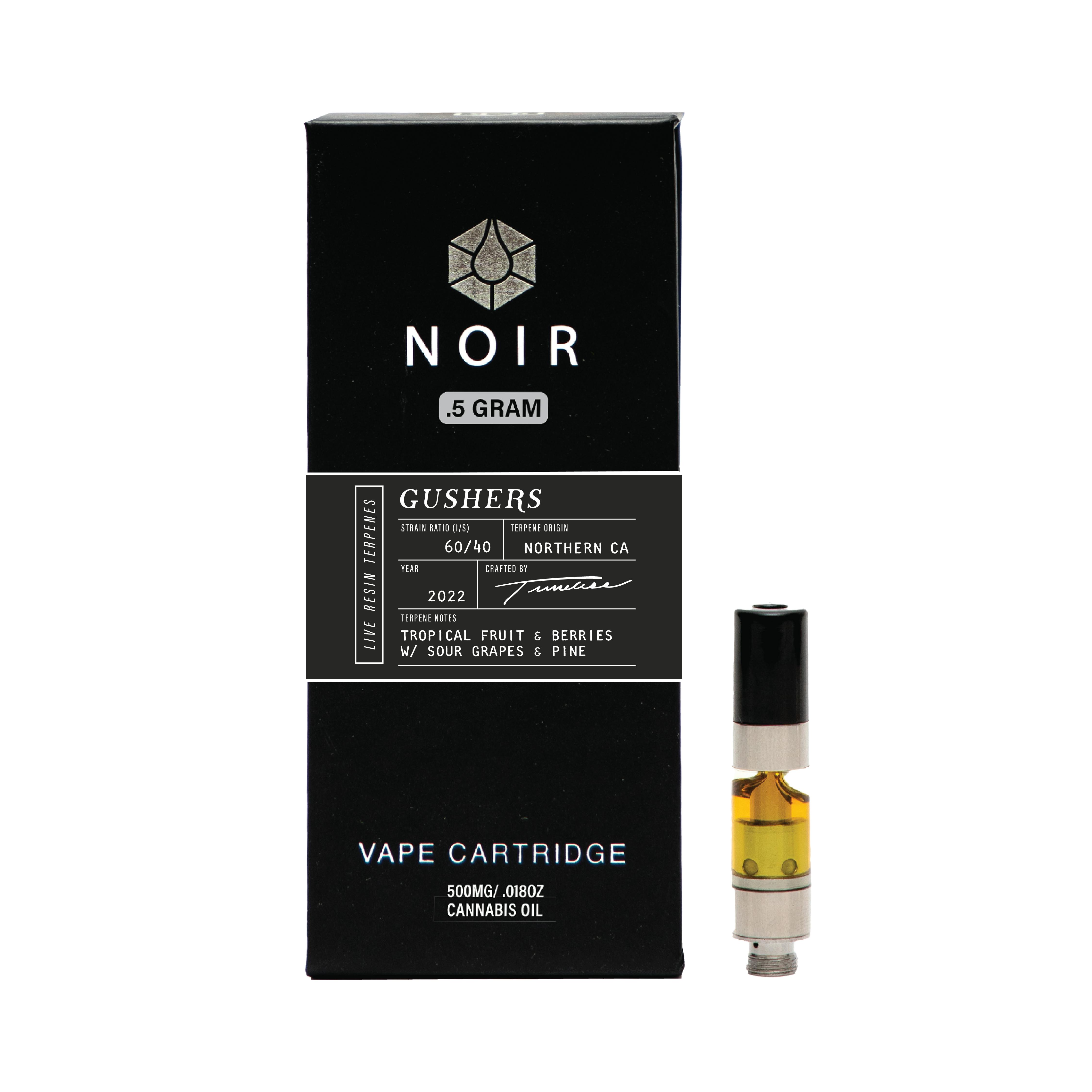 NOIR Gushers 500mg Vape Cartridge (Live Resin) - Timeless Vapes