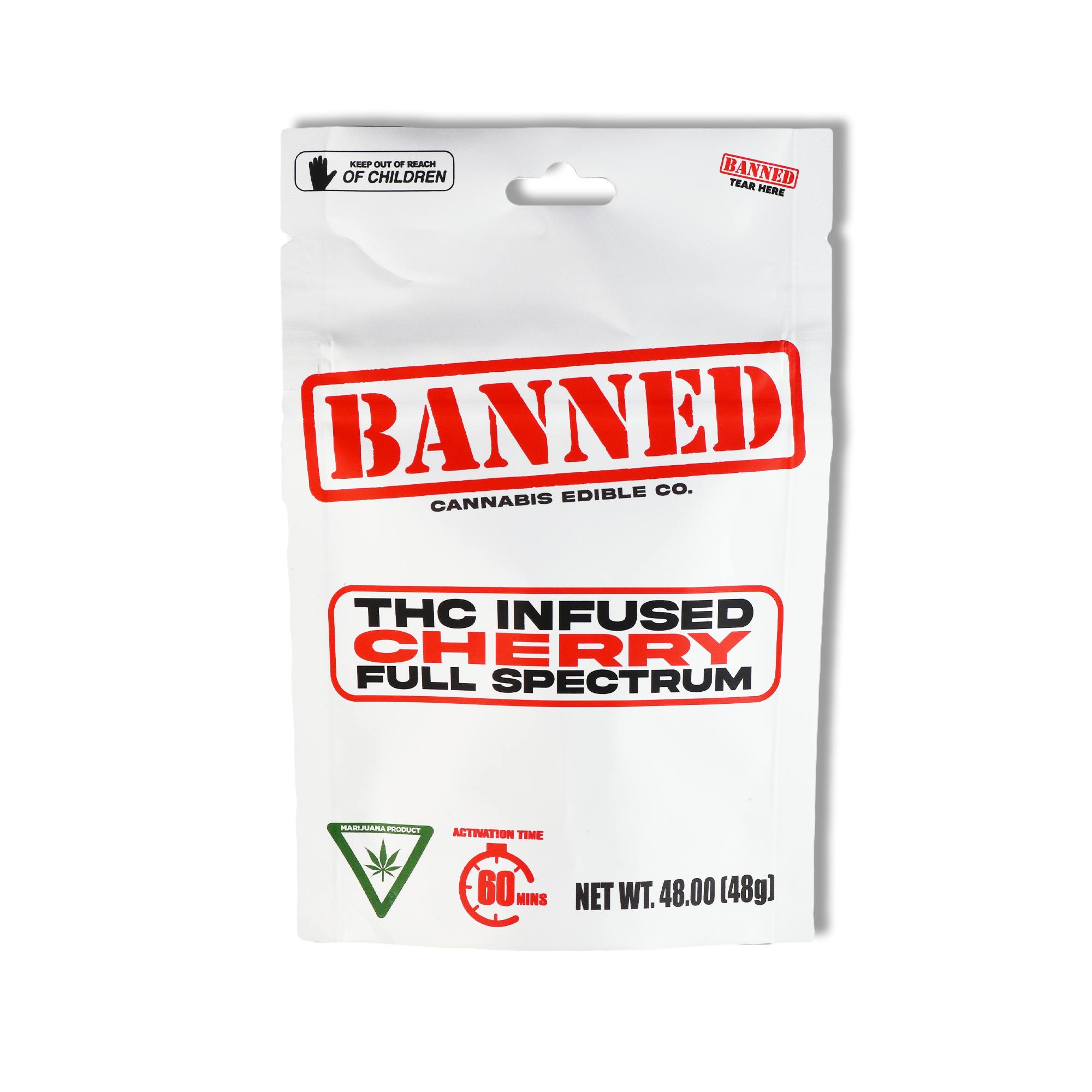CHERRY GUMMY CLUSTERS 200MG | 4 PACK - Banned Edible Co