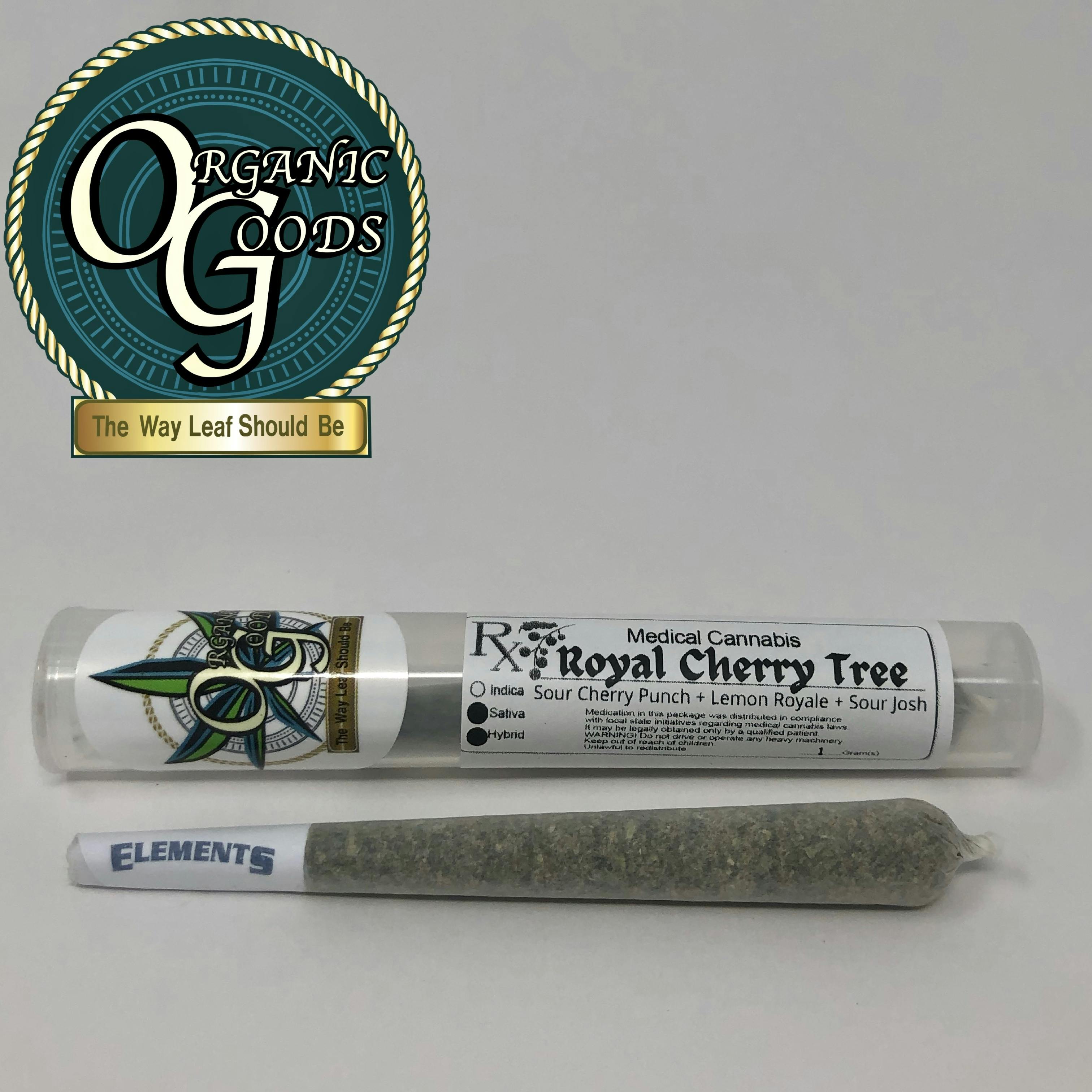 Royal Cherry Tree Pre-Roll - Organic Goods