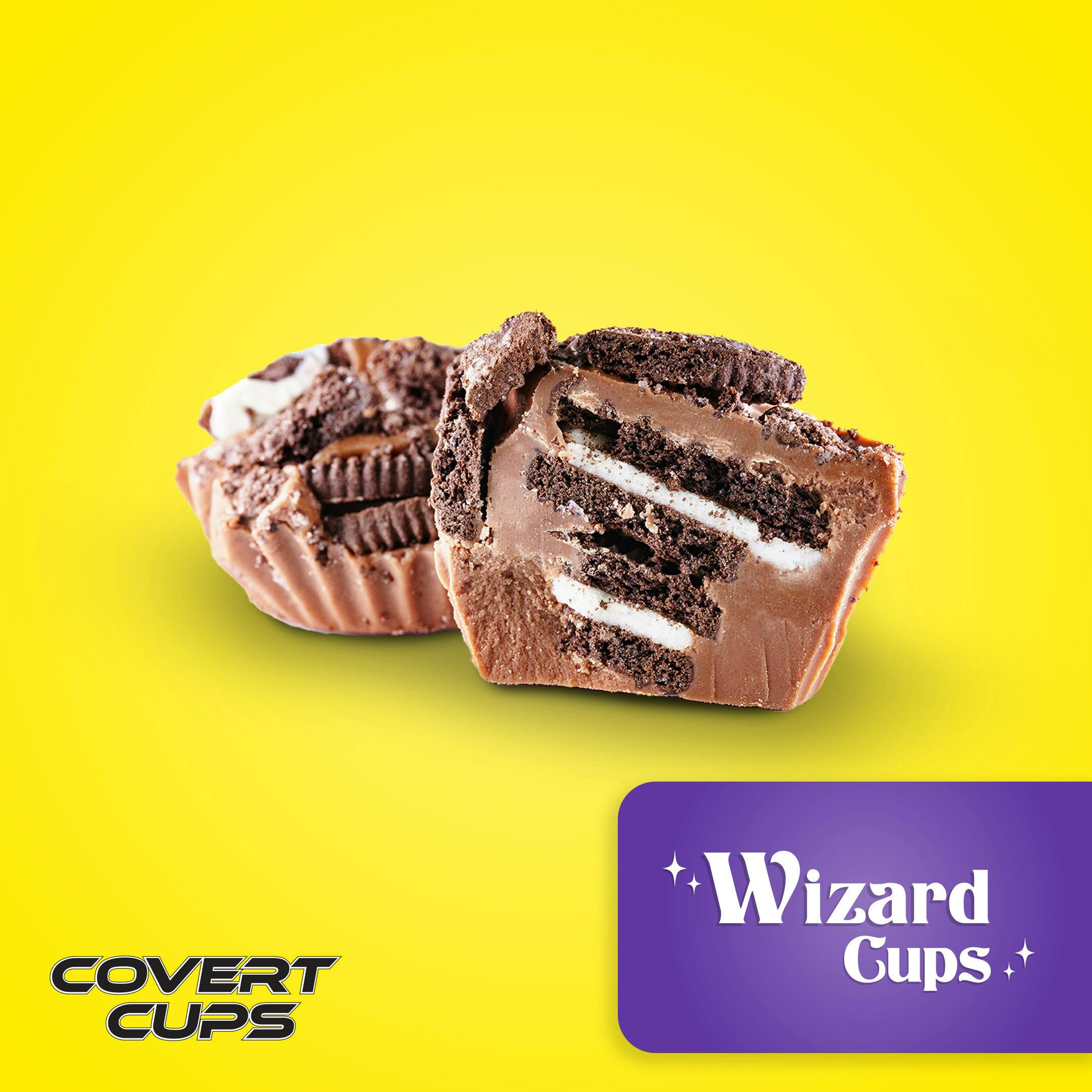 Wizard Cups - 100MG Chocolate Cups - Covert Cups | REC - Covert Cups