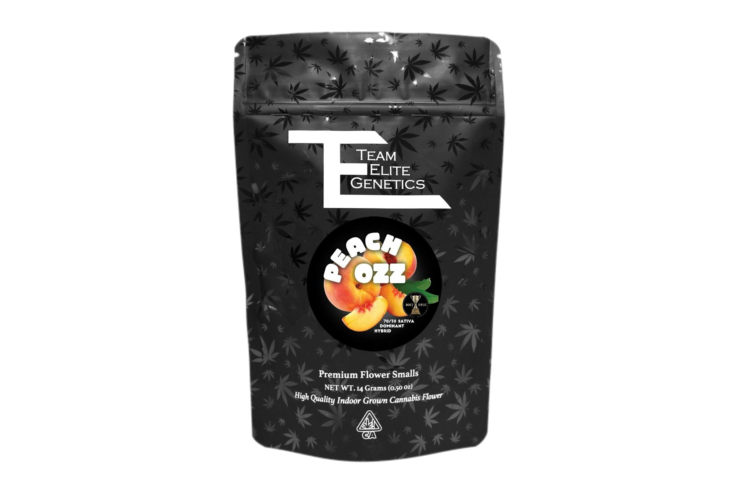Peach Ozz Premium Flower Smalls - Team Elite Genetics