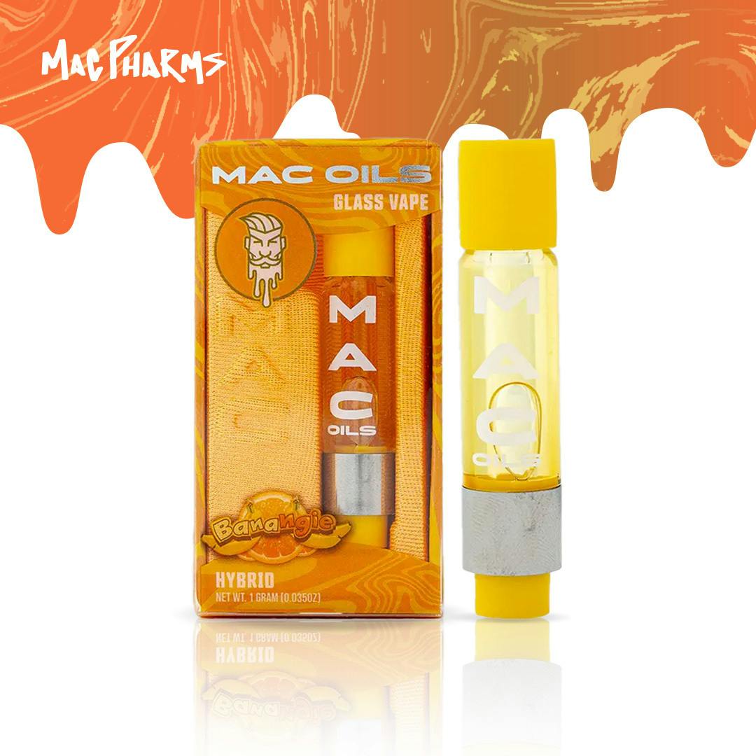 MacPharms I Mac Oils I Banangie I Hybrid I 1g 510 Cartridge - Mac Pharms