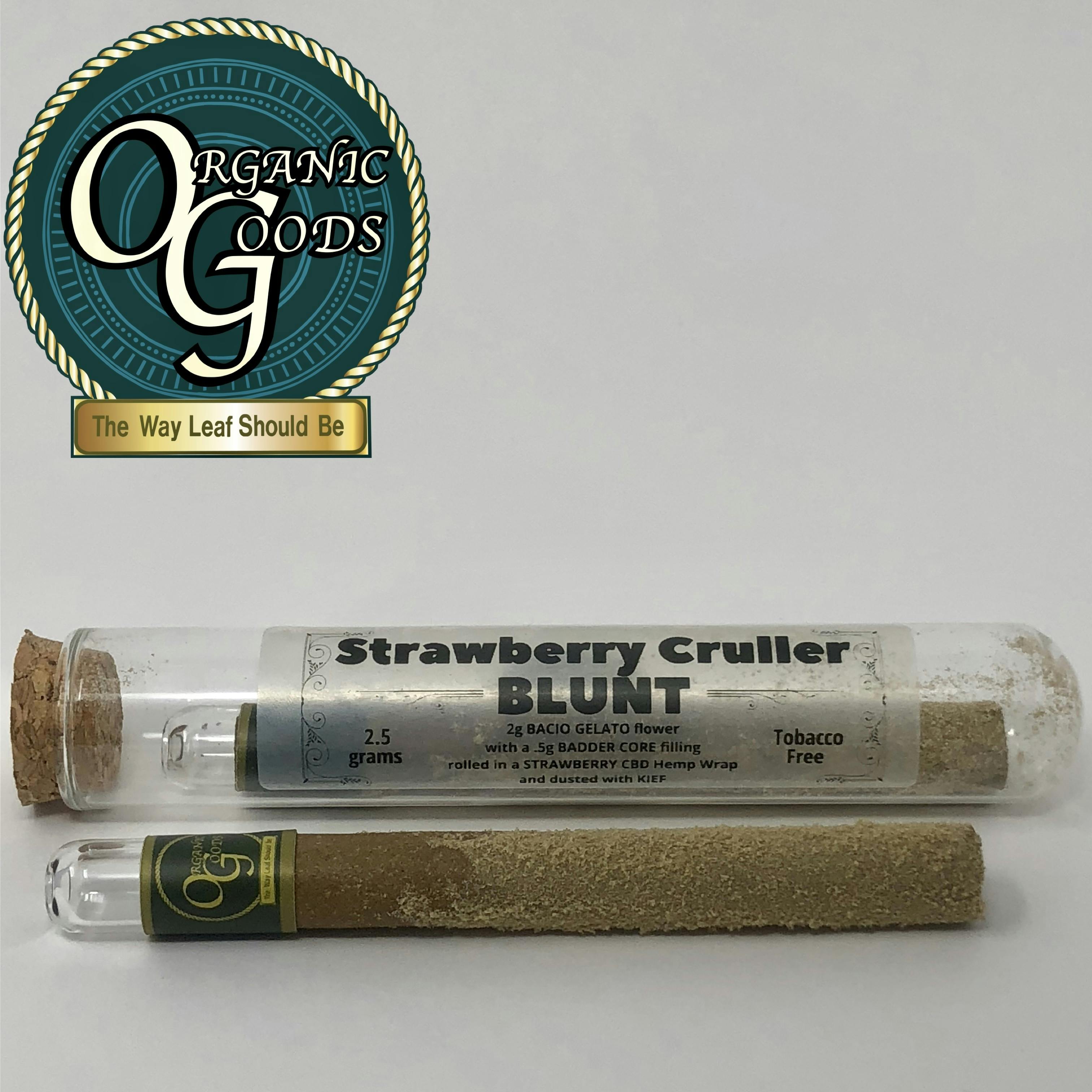 Strawberry Cruller TF Blunt w/ a Badder Core & Kief Dusting 2.5g ...