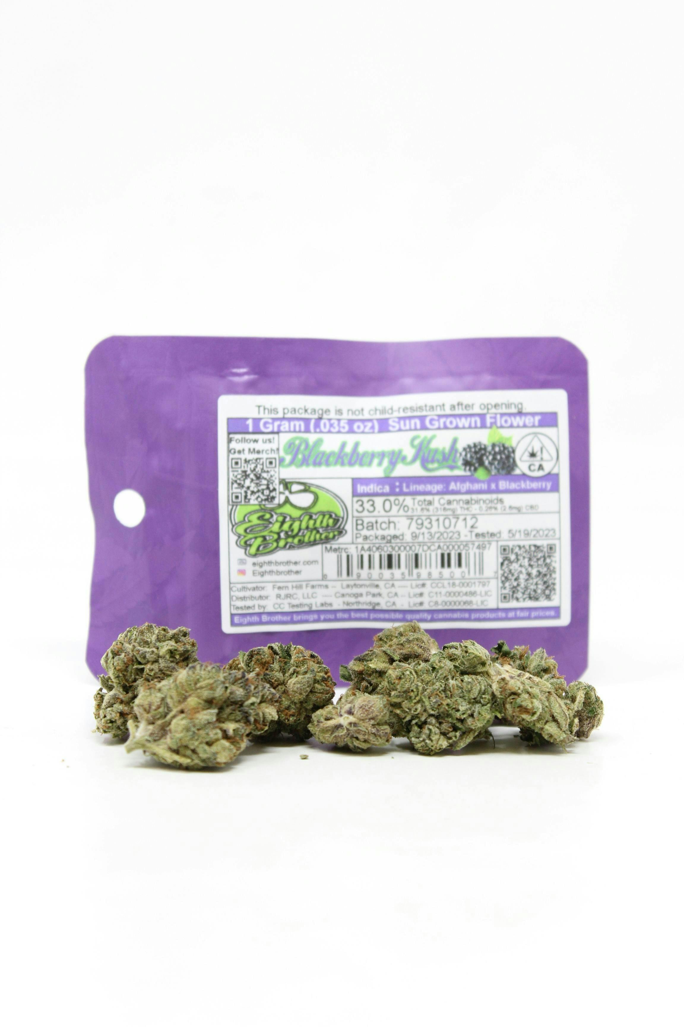 Blackberry Kush (1g) - Eighth Brother