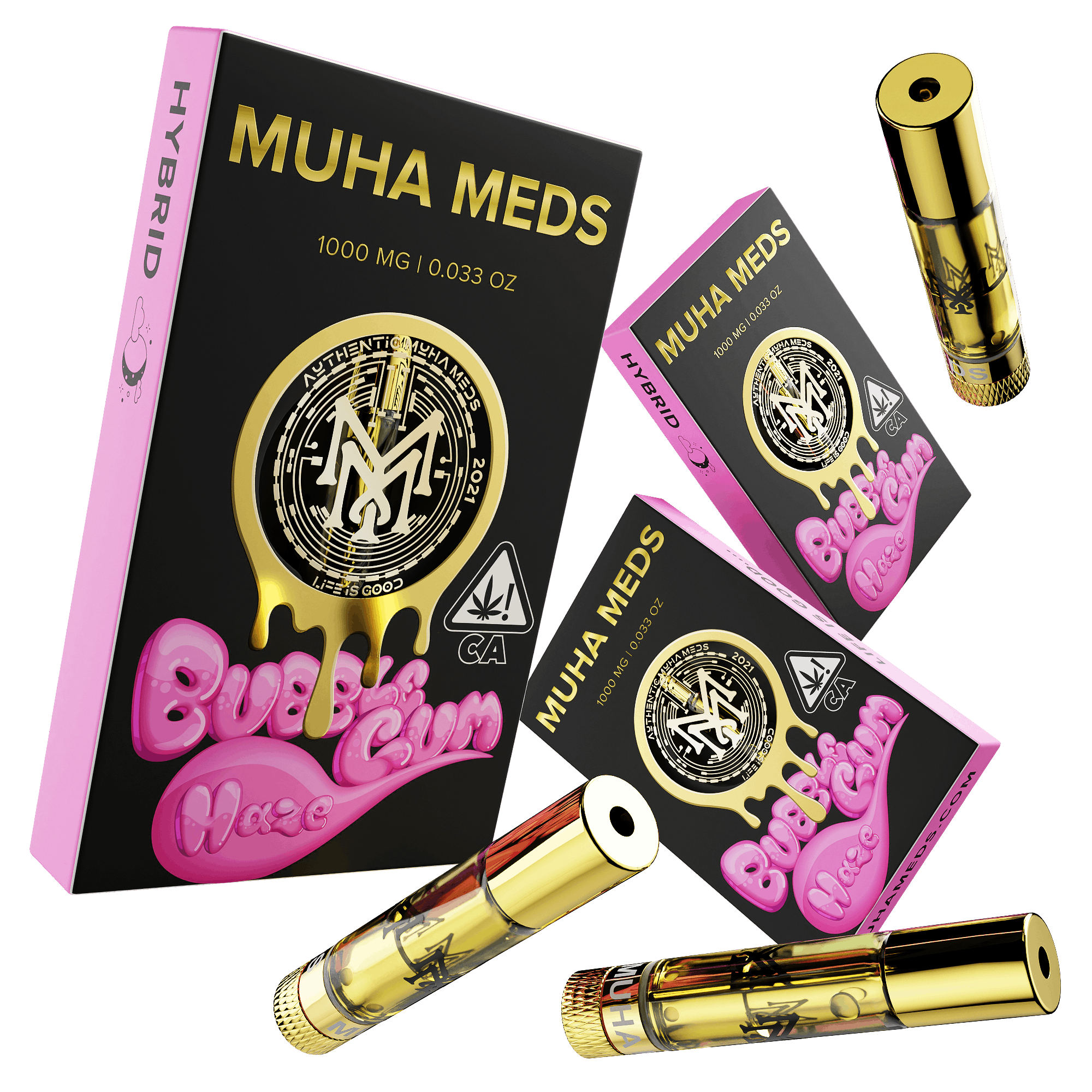 Bubble Gum Haze Cartridge 1,000mg - Muha Meds Bubble Gum Haze Cartridge 1,000mg - Muha Meds