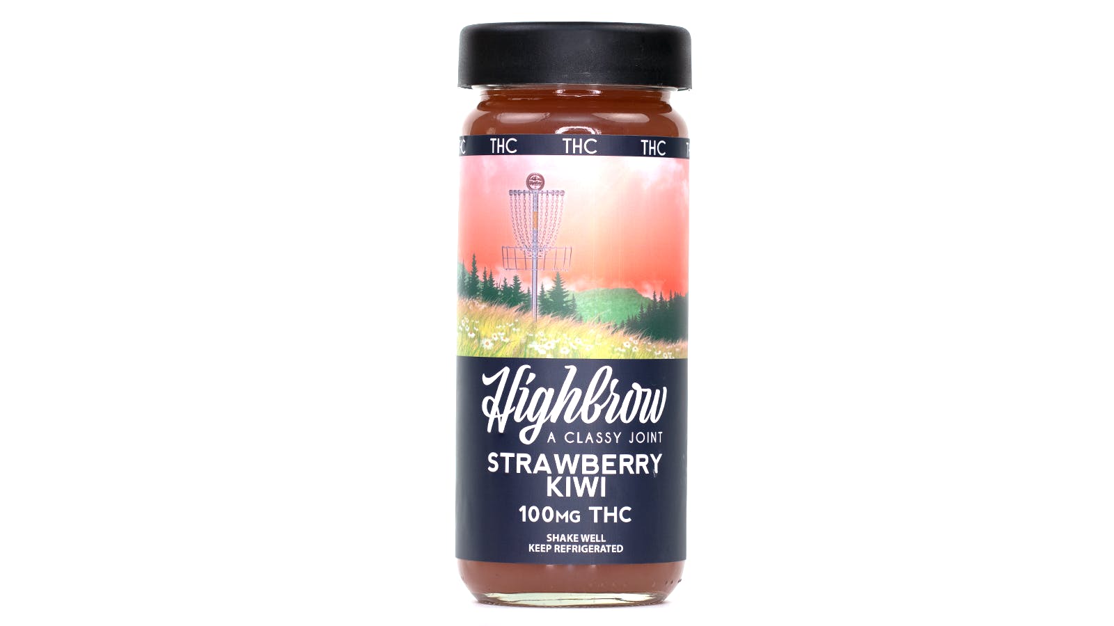 Highbrow Strawberry Kiwi Drink 100mg - Medical - Highbrow