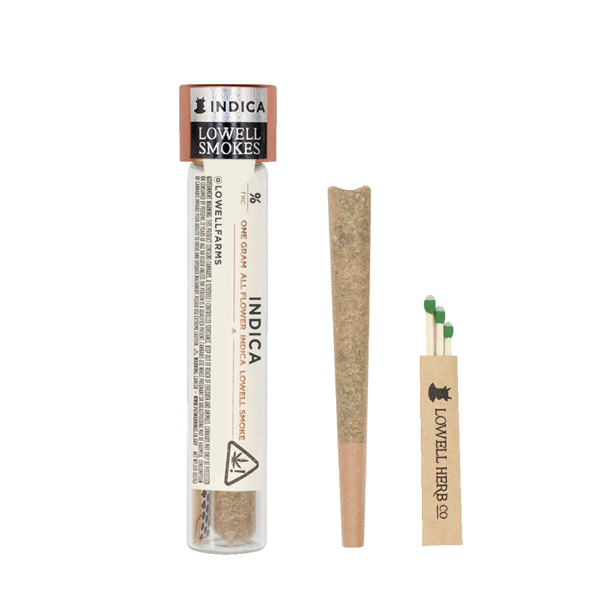 Lowell Smokes | 1g Pre-Roll | OG Blueberry Creme Indica - Lowell Herb Co.