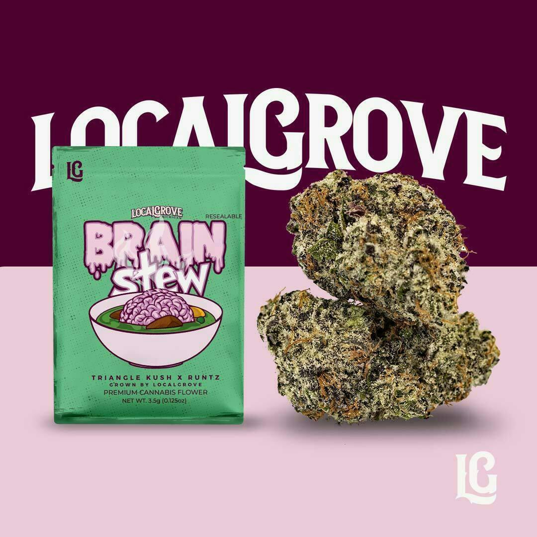 Local Grove Prepackaged Flower | Brain Stew | 3.5G - Localgrove