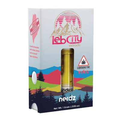 Nerdz 1G Vape Cart - LebCity Extracts