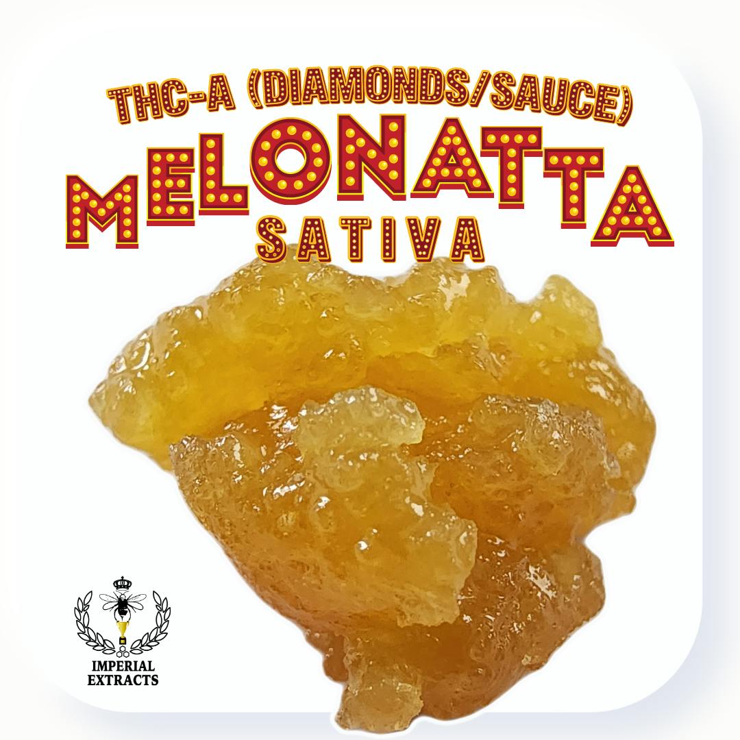 Melonatta 1.0 g (Sativa) Diamonds/Sauce (THC-a) - Imperial Extracts