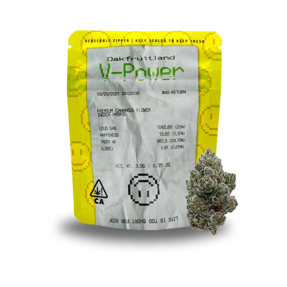 V-Power Premium Flower 3.5g - Black Label Series - Oakfruitland (OFL)