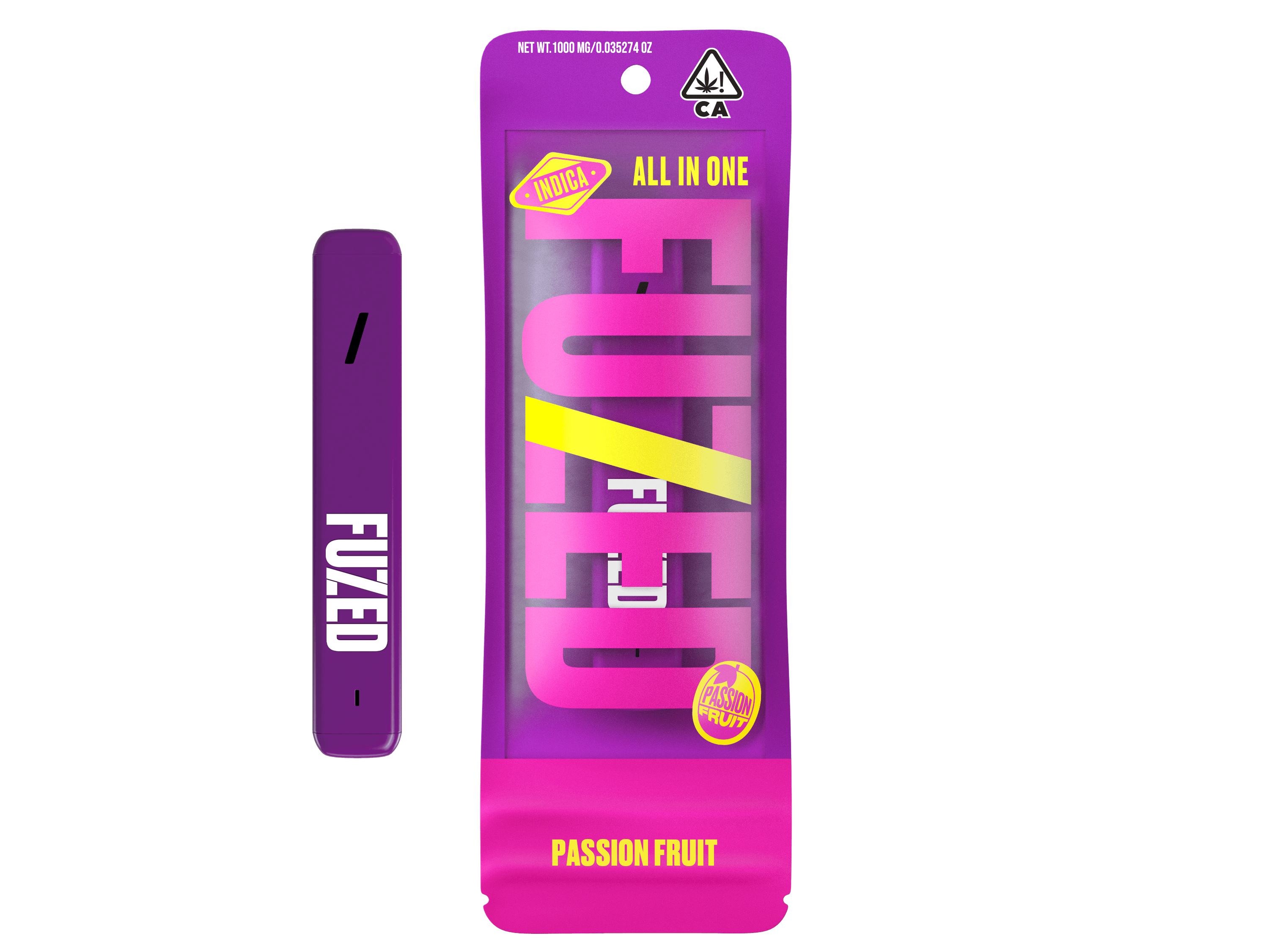 1g All-In-One - Passion Fruit - Indica - CA - FUZED