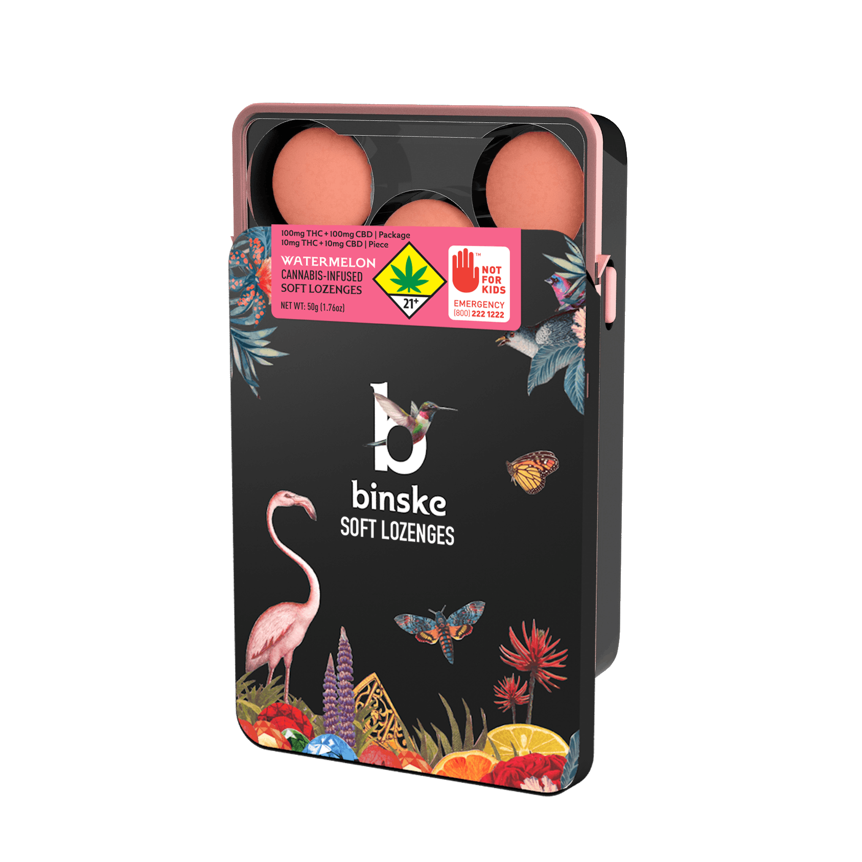 Watermelon Soft Lozenges 1:1 - binske