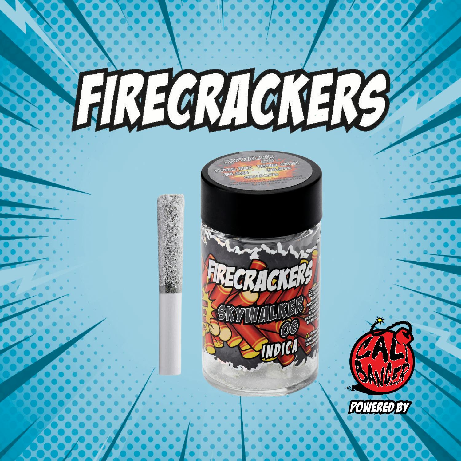 Firecracker by Cali Banger Infused Pre Roll SKYWALKER OG 5 x 0.6 - 3.0 ...