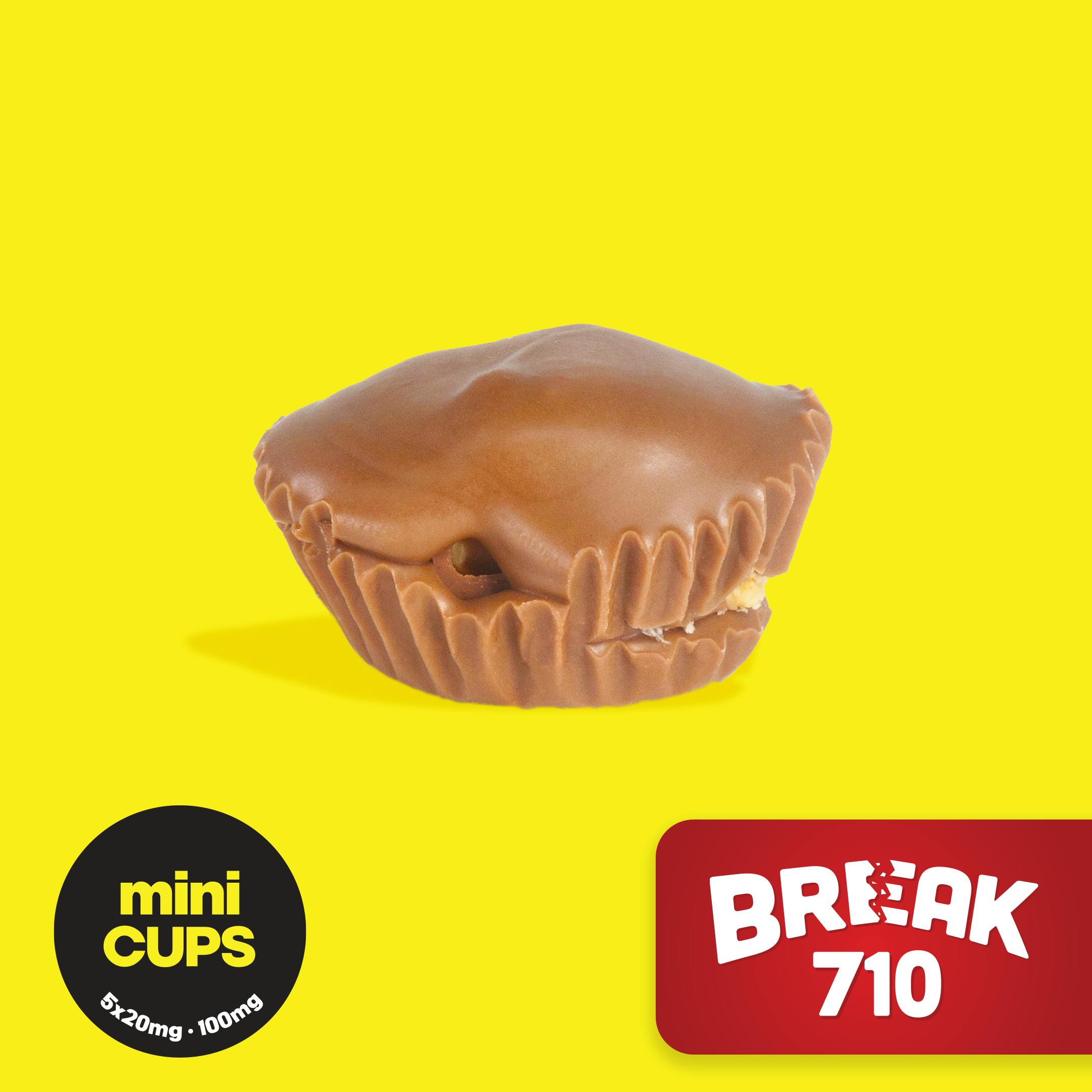 MINIS Break 710 - 100MG Chocolate Cups - Covert Cups - REC - Covert Cups