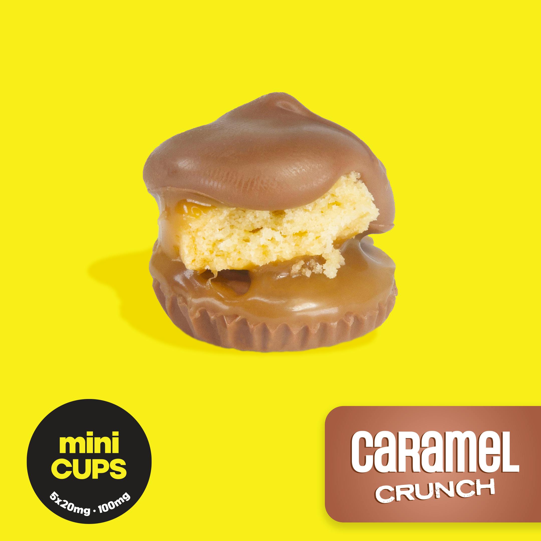 MINIS Caramel Crunch - 100MG Chocolate Cups - Covert Cups - REC ...