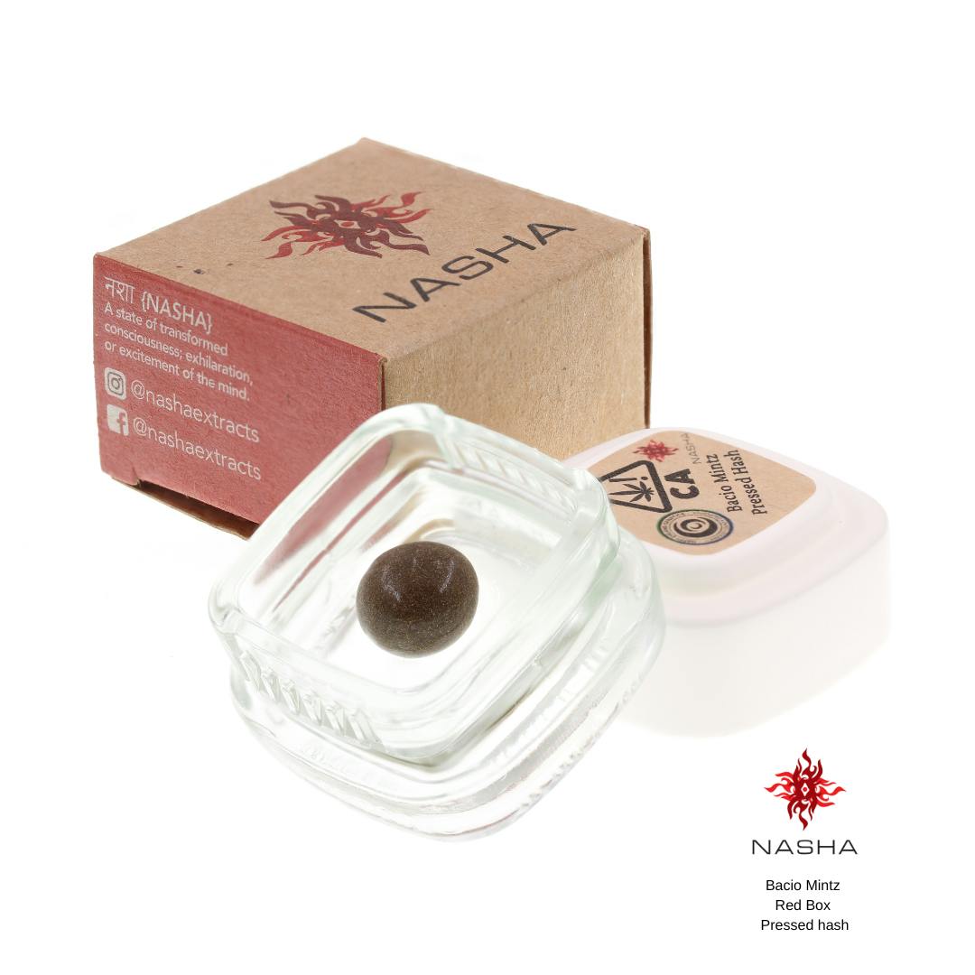 Bacio Mintz Red Pressed Hash - NASHA