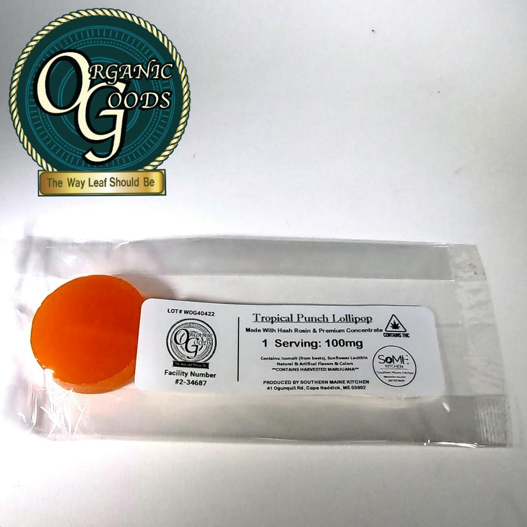 Tropical Punch Lollipop made with Hash Rosin and Premium Concentrate ...