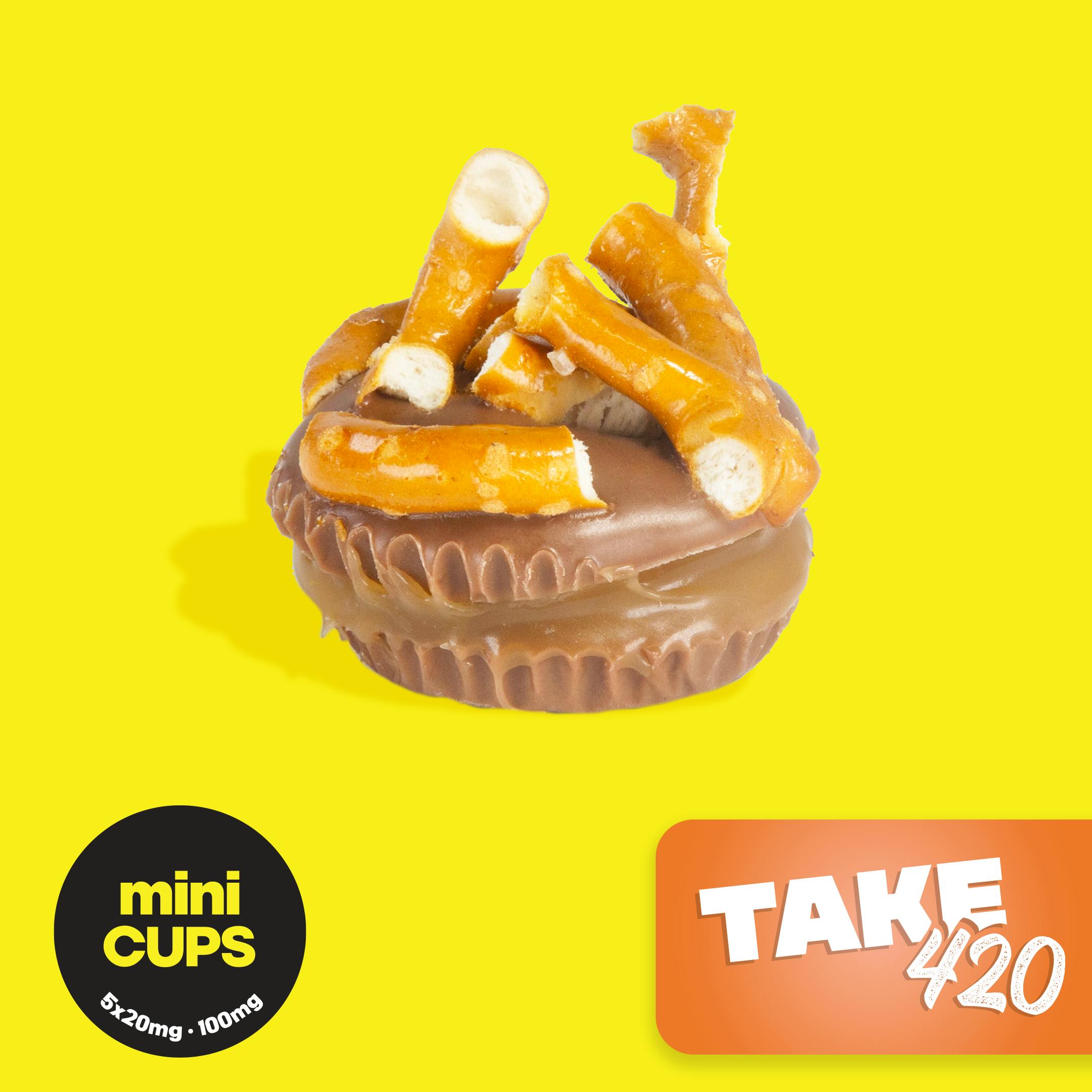 MINIS Take 420 - 100MG Chocolate Cups - Covert Cups - REC - Covert Cups