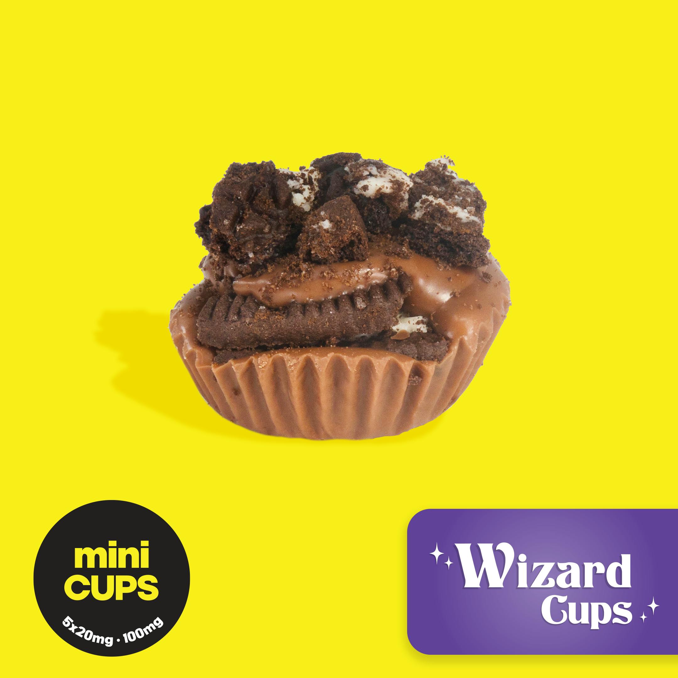 MINIS Wizard Cup - 100MG Chocolate Cups - Covert Cups - MED - Covert Cups