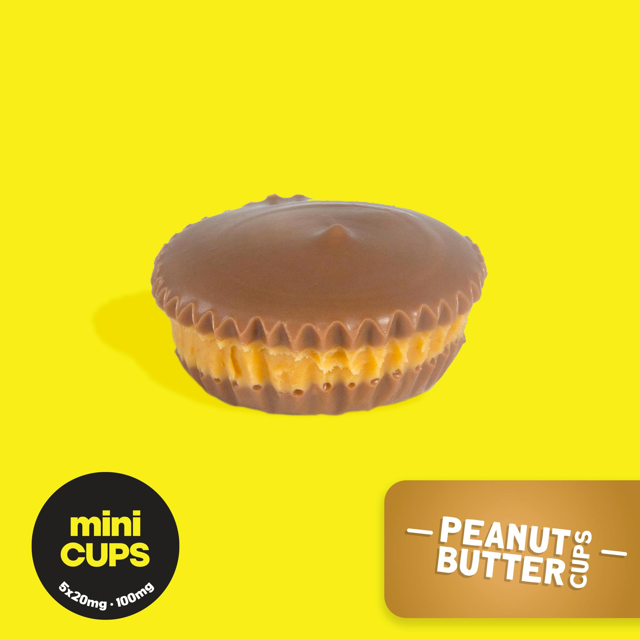 MINIS Peanut Butter - 100MG Chocolate Cups - Covert Cups - REC - Covert ...