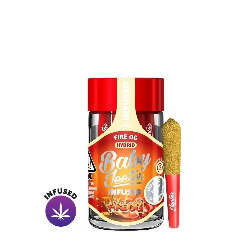 Baby Jeeter Infused - Fire OG - Backpack Boyz San Diego | Weedmaps