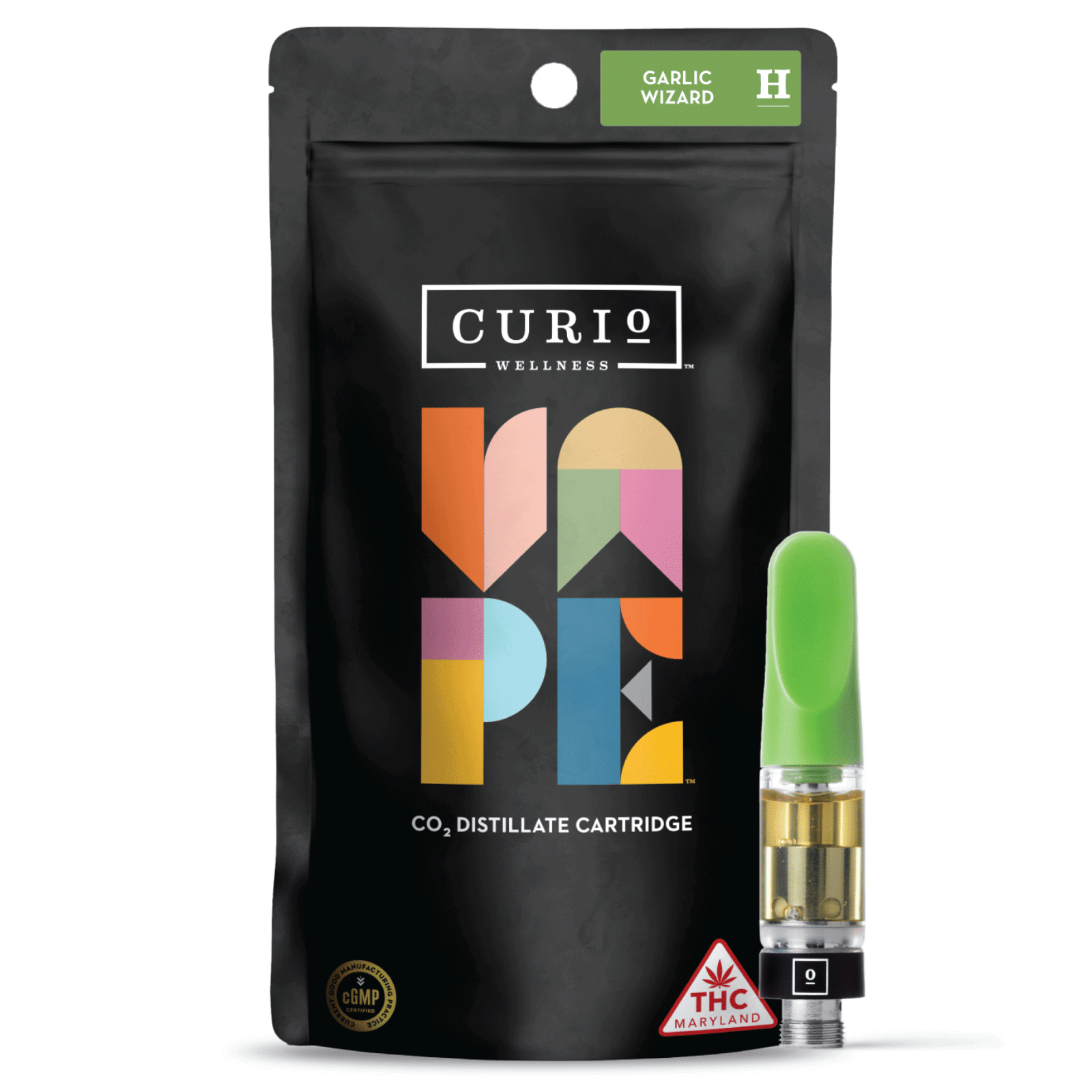 Garlic Wizard Vape Cartridge [0.5g] - Curio Wellness™