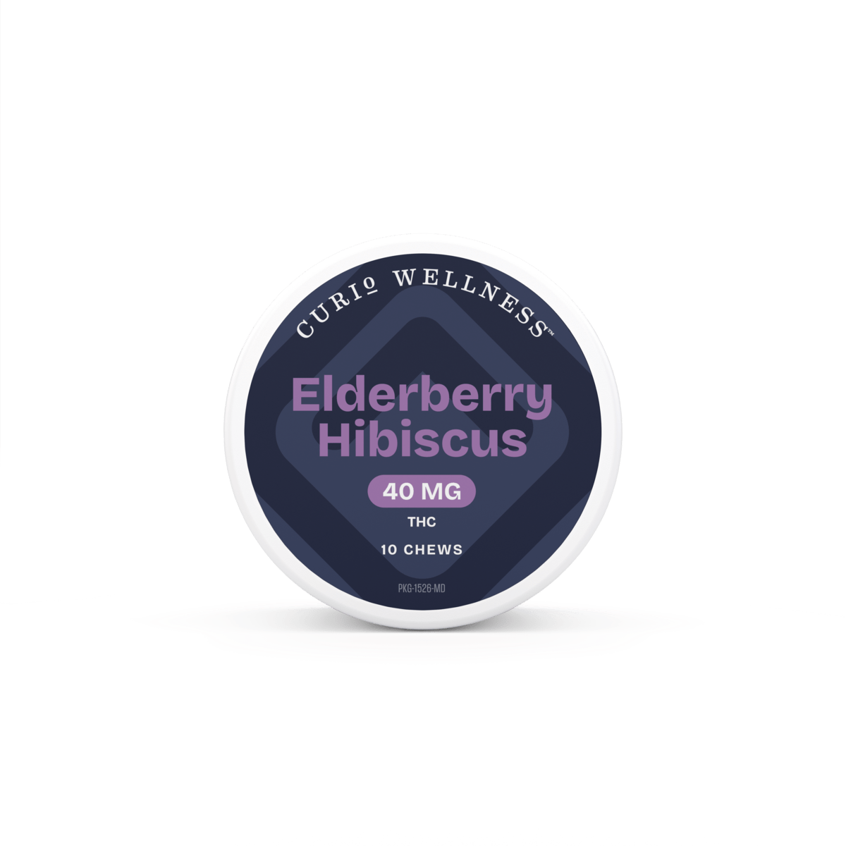 Elderberry Hibiscus Chews [40mg] - Curio Wellness™