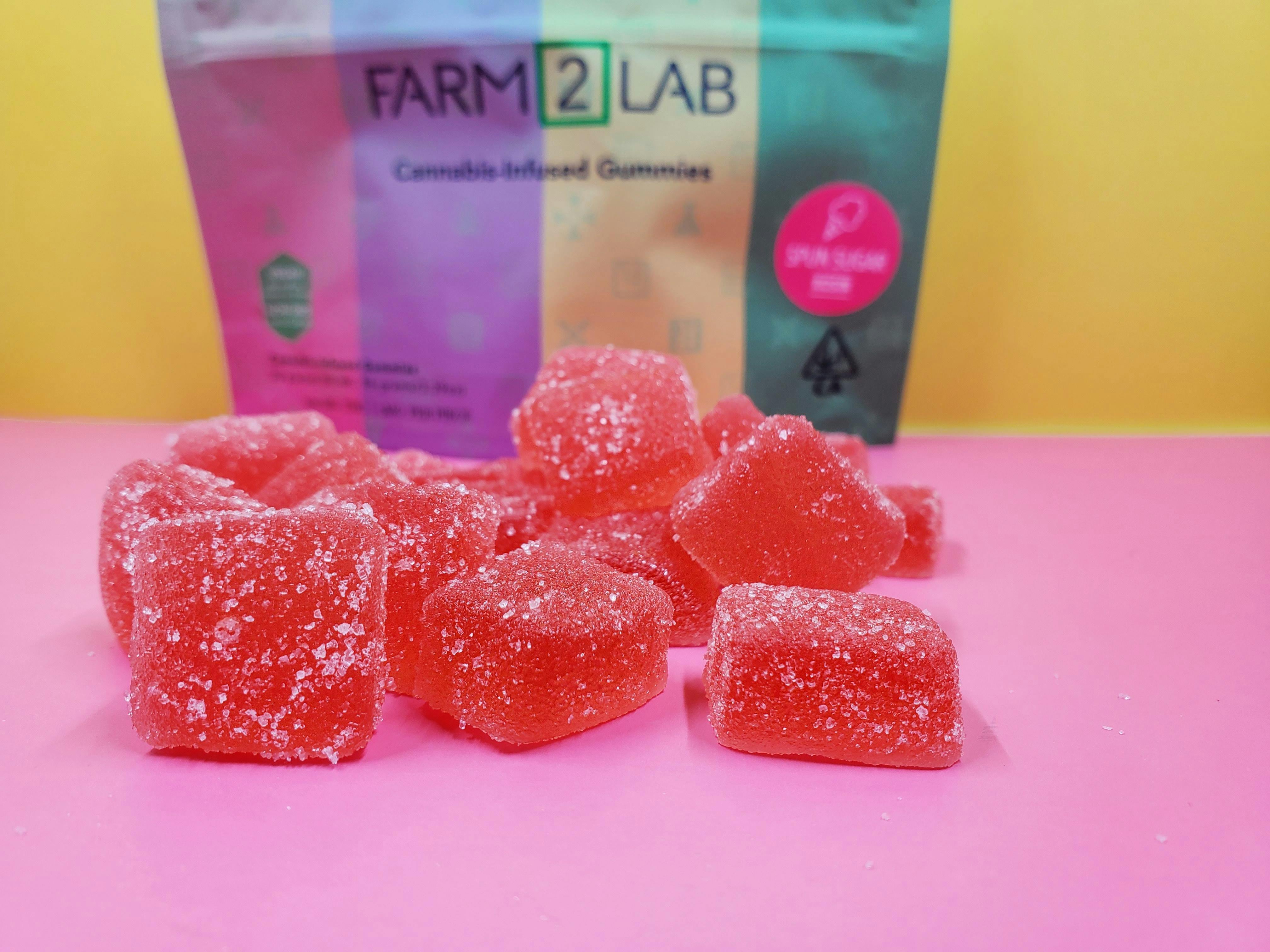 Spun Sugar - 100mg Rosin Gummies - Farm2Lab