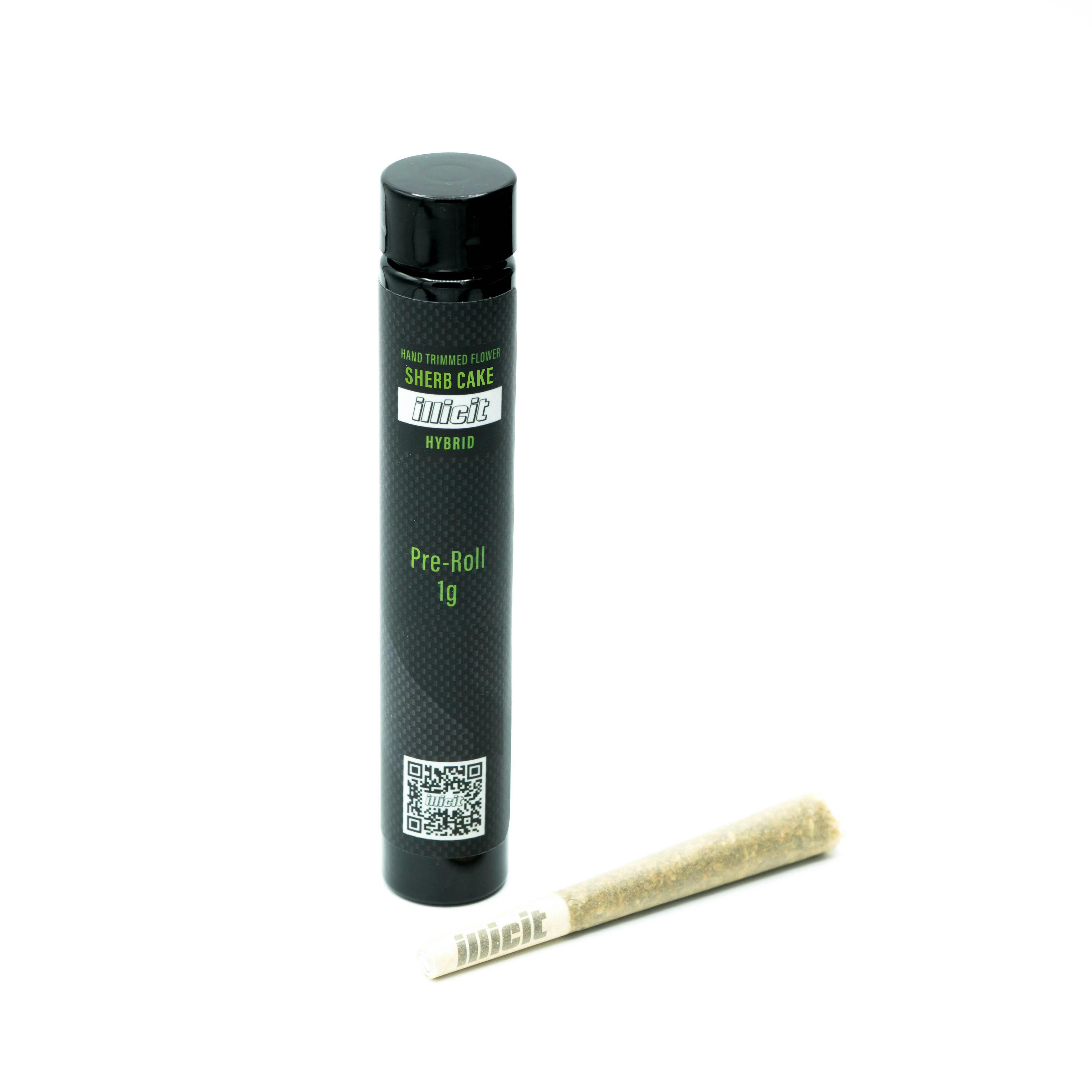 Sherb Cake 1g Pre-Roll - ILLICIT