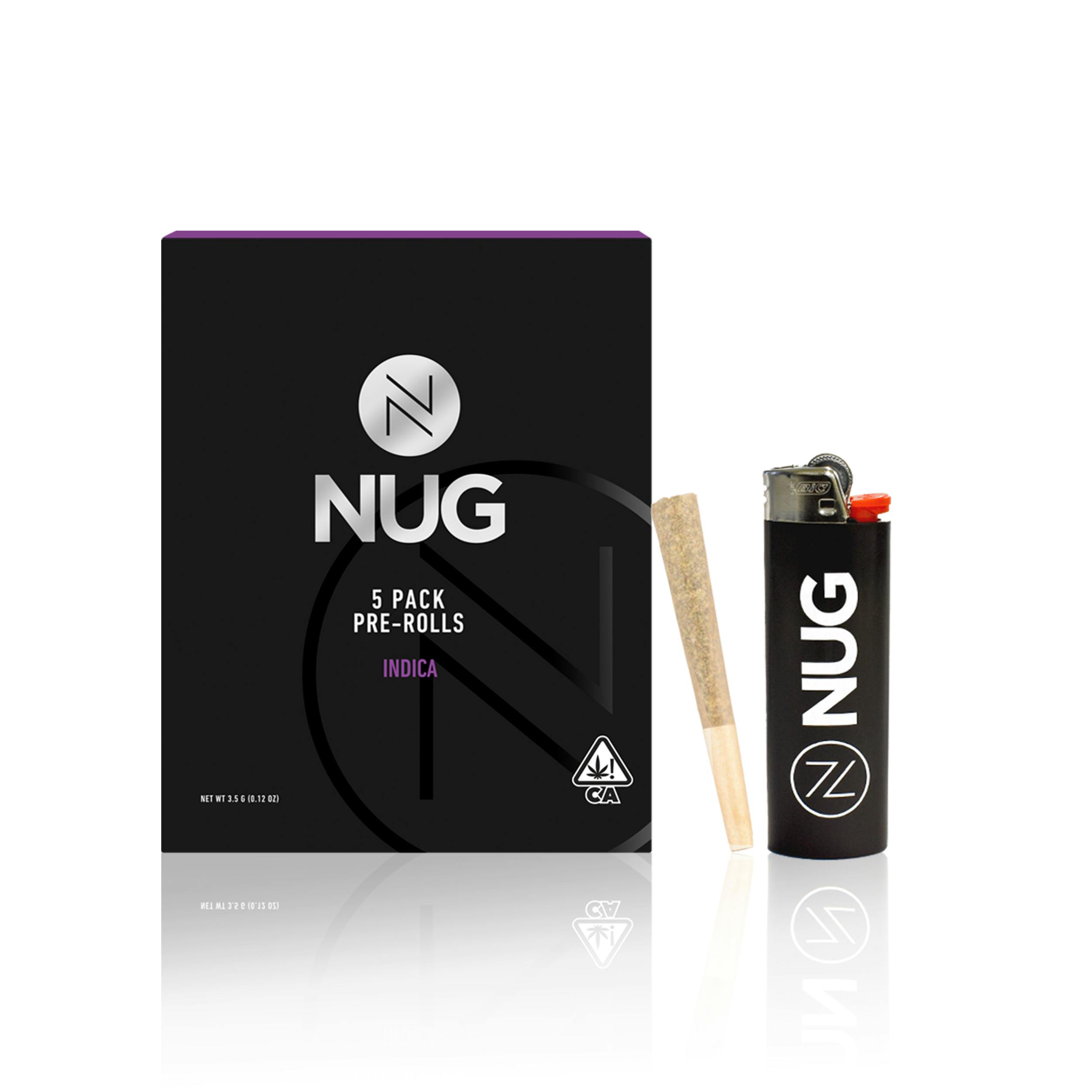 NUG Preroll 5pk w/Lighter - Ice Cream Cake - NUG