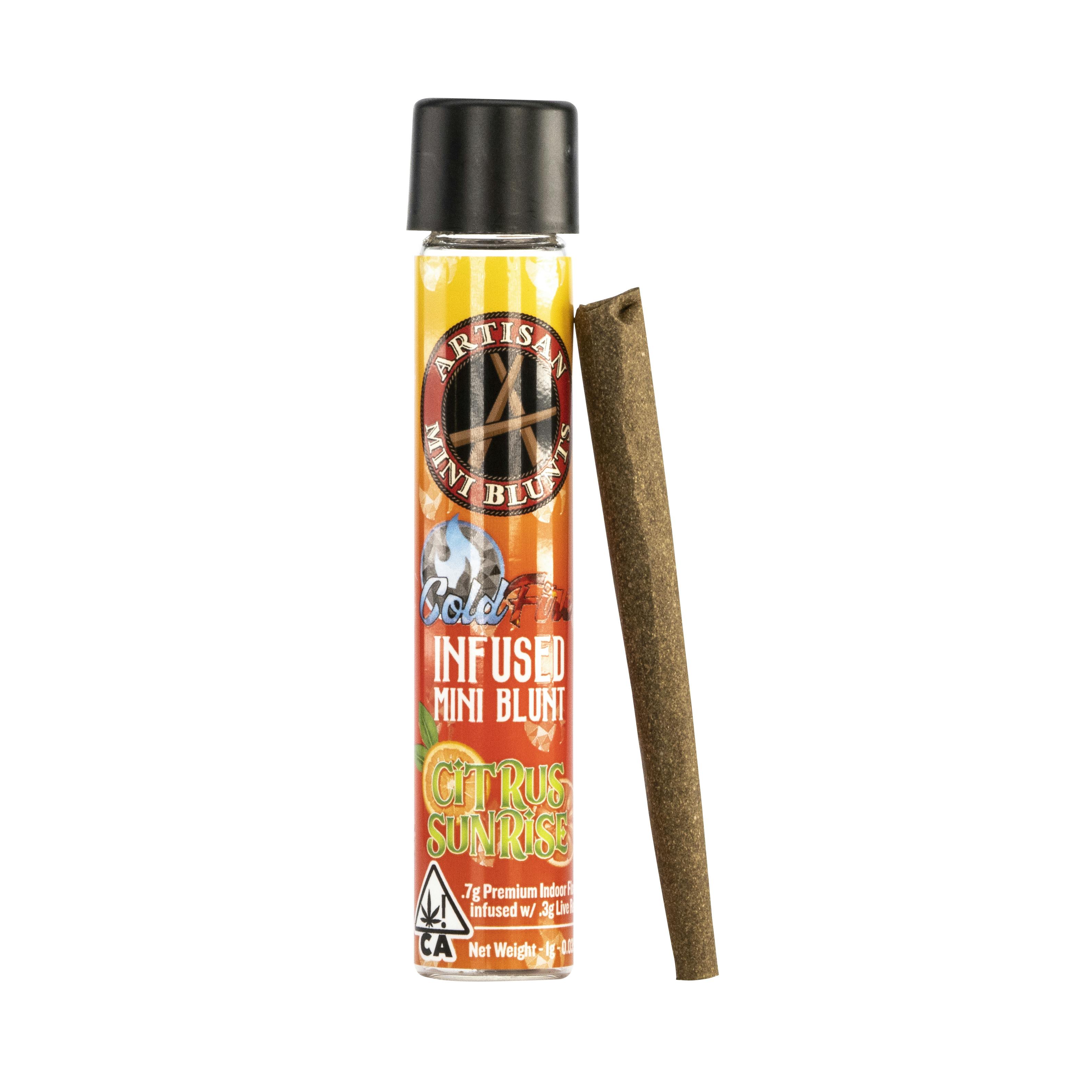 1g Infused Mini Blunt - Cold Fire / Citrus Sunrise (H) - Artisan Canna ...