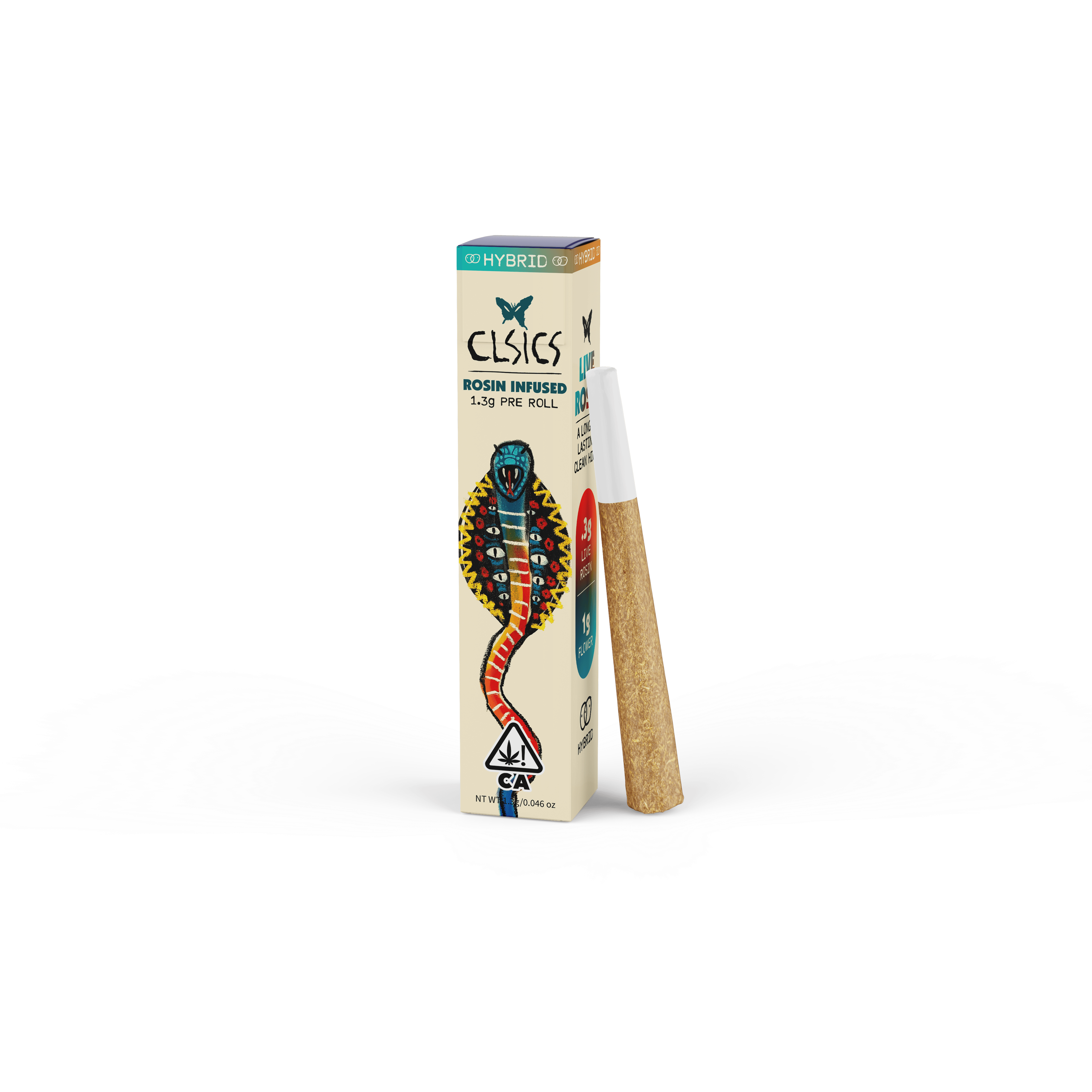 CLSICS Rosin & Rosin Infused Pre Rolls THC Ice Cream Cake/Slurricane ...