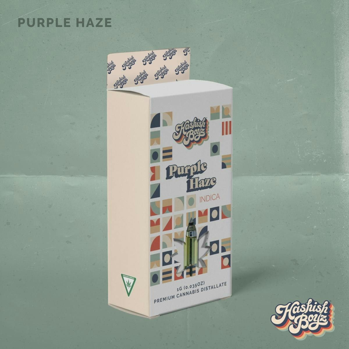 Purple Haze ~ 1G Cartridge ~ Hashish Boyz ~ REC - Dispo