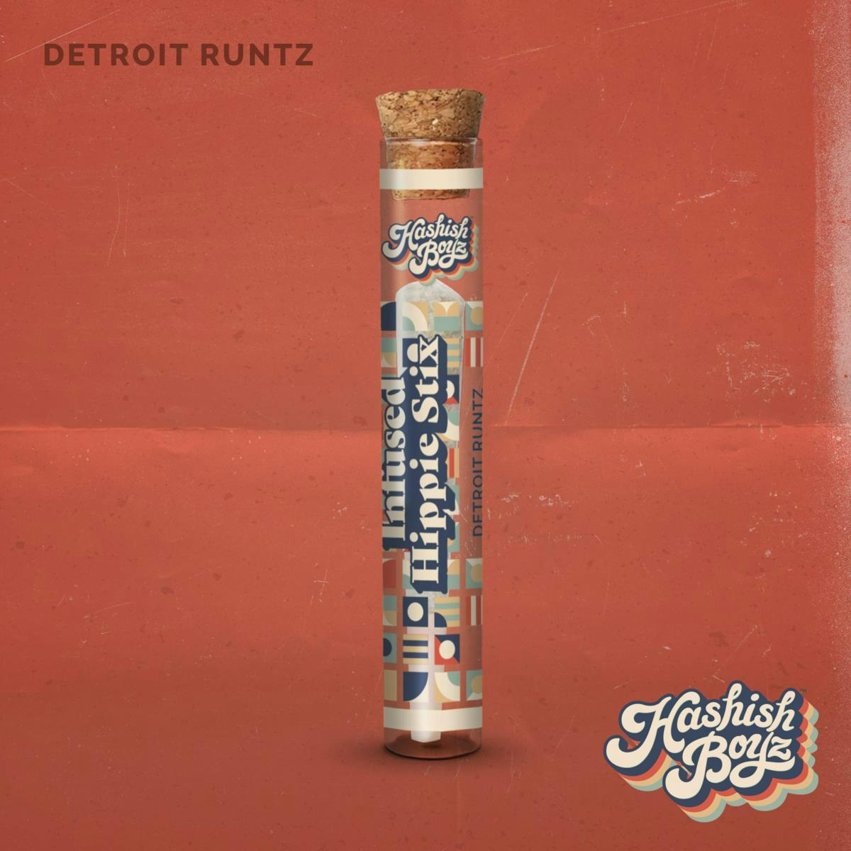 Detroit Runtz ~ 1G Pre-Roll ~ Hashish Boyz ~ MED - Dispo