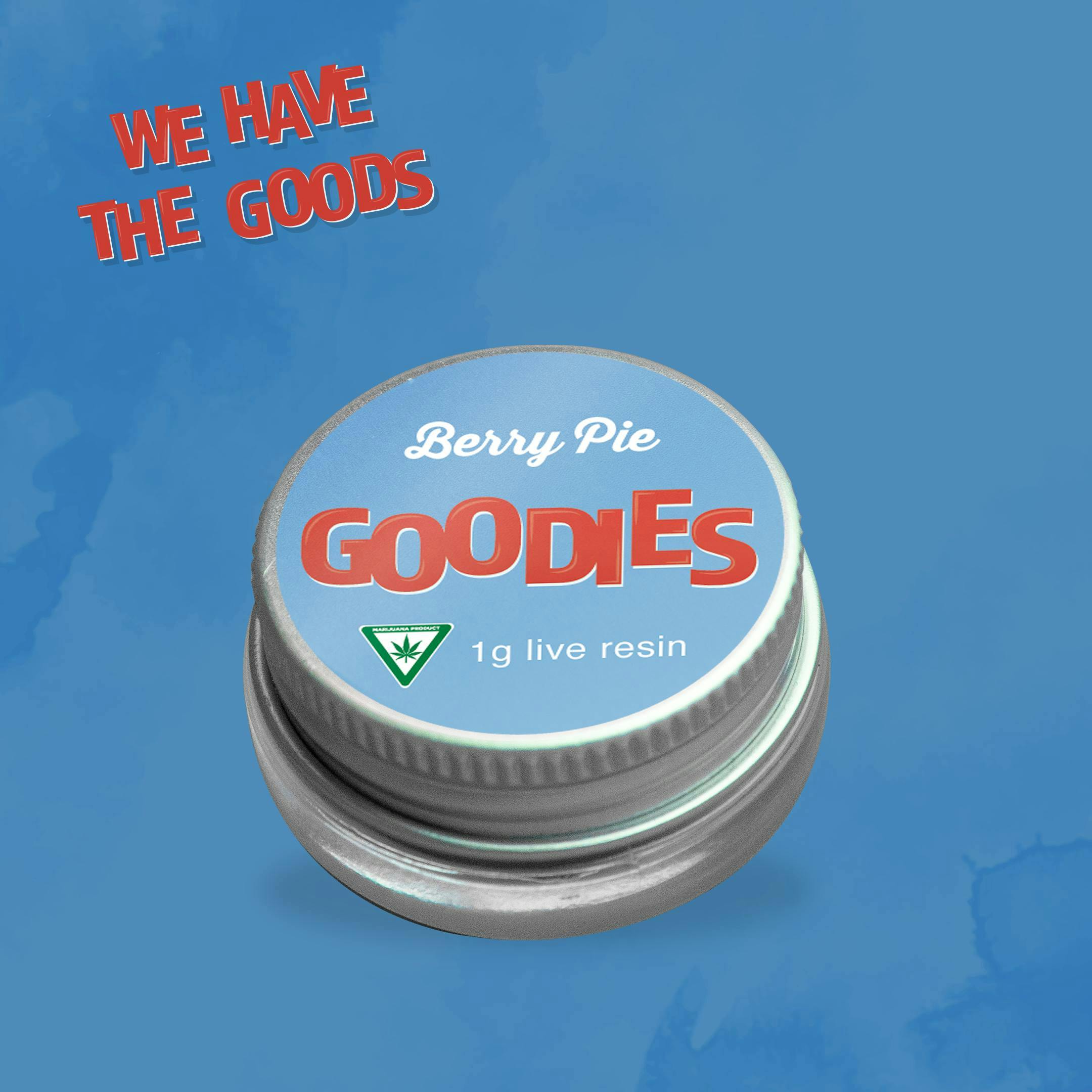 Berry Pie • 1G Live Resin • Goodies • MED - Dispo