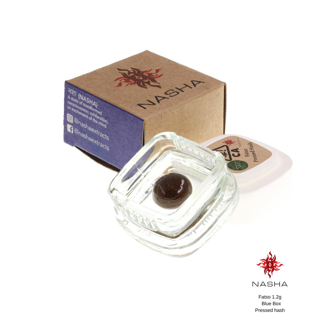 Fatso 1.2g Blue Pressed Hash (Whitethorn Valley) - NASHA