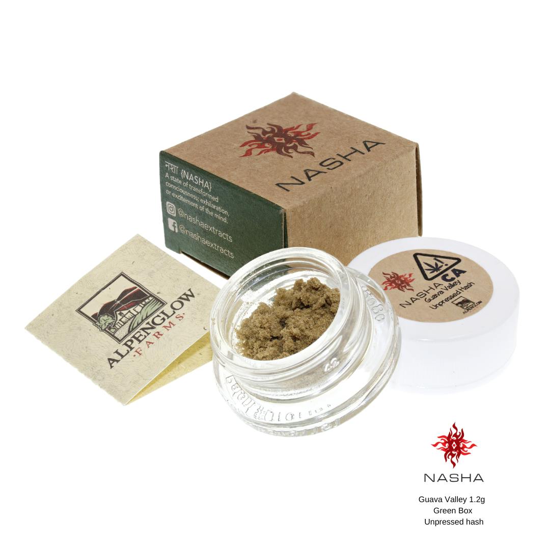 Guava Valley 1.2g Green Unpressed Hash (AlpenGlow) - NASHA