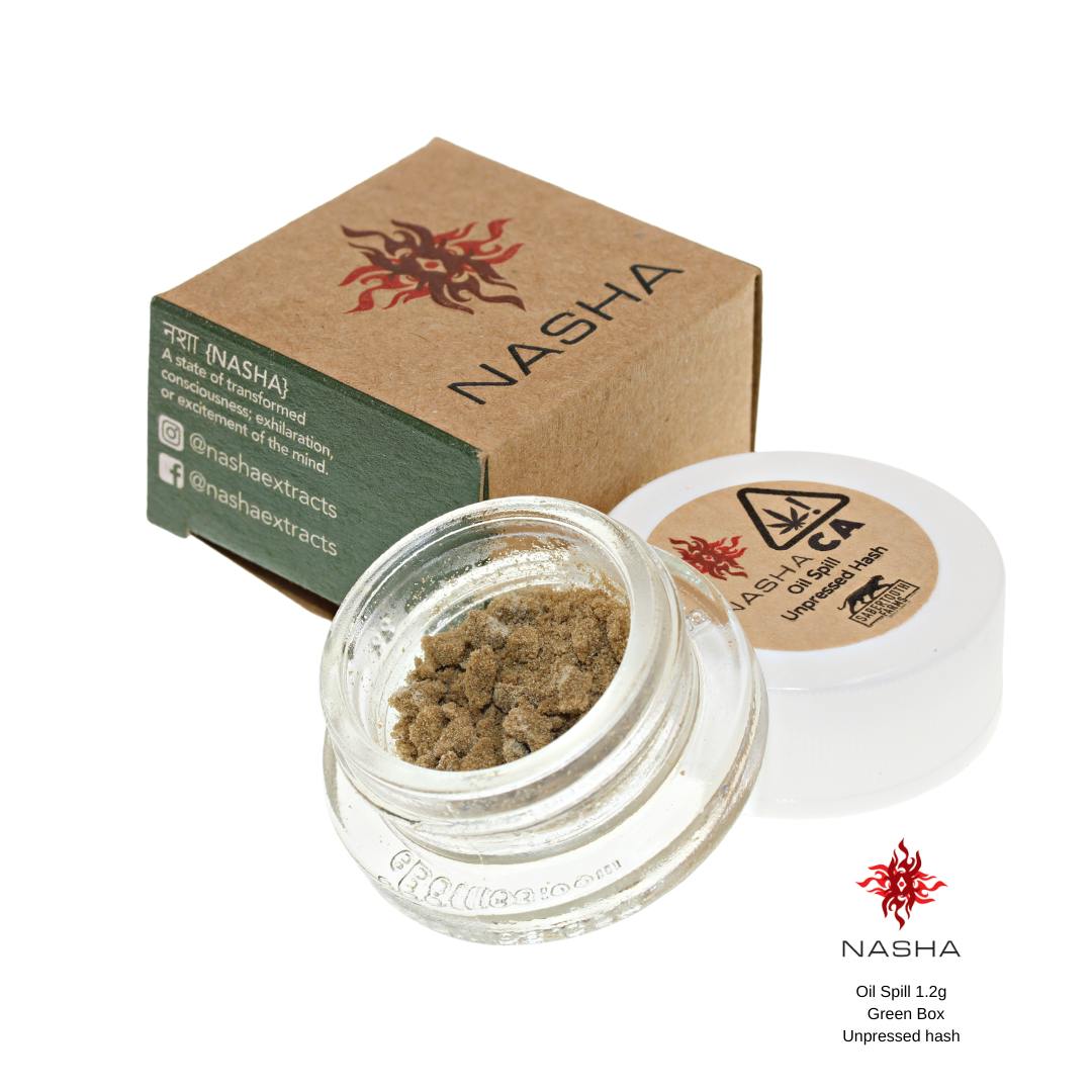 Oil Spill 1.2g Green Unpressed Hash (Sabertooth) - NASHA