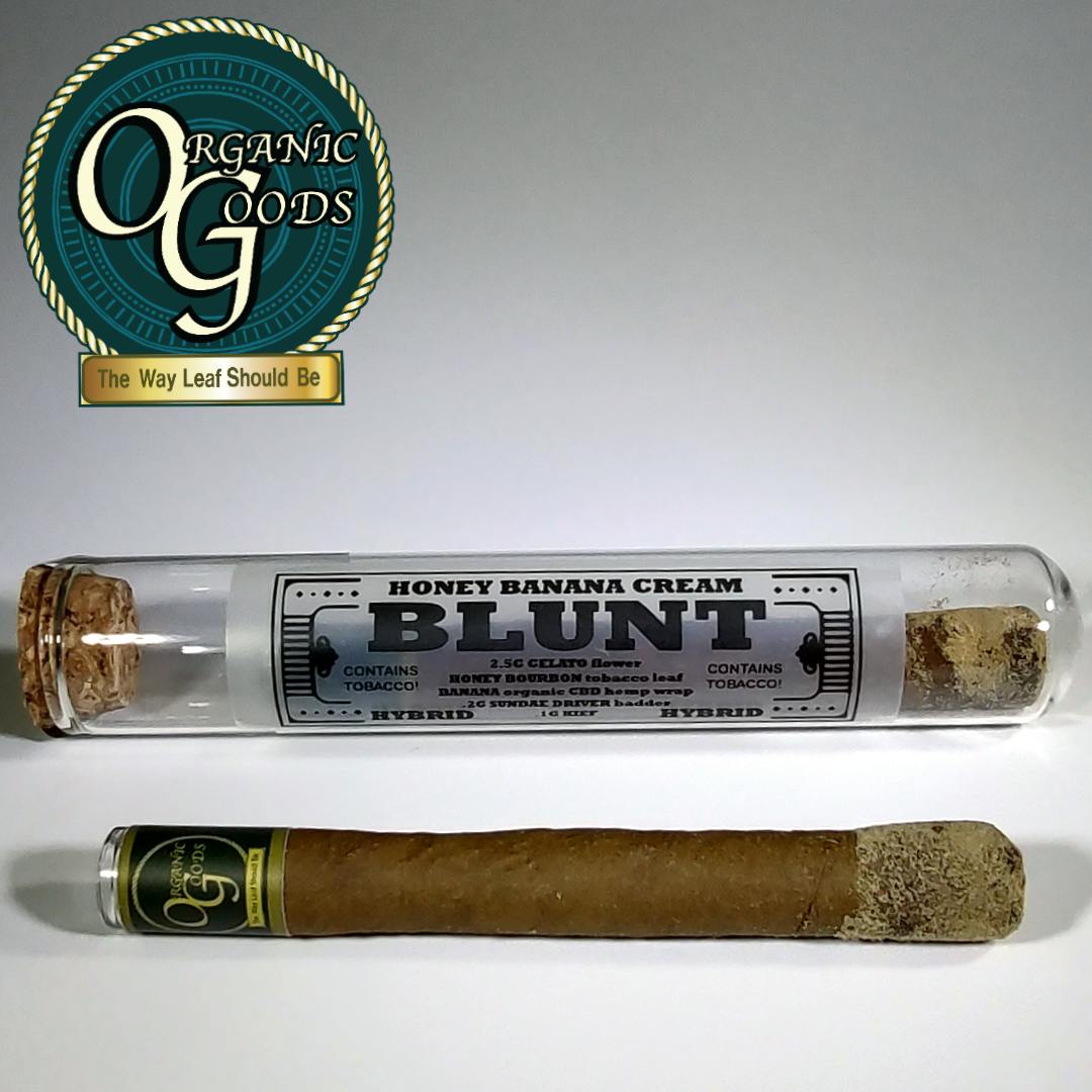 Organic Goods Organic Goods Blunt Dipped in Badder & Kief Honey Banana ...