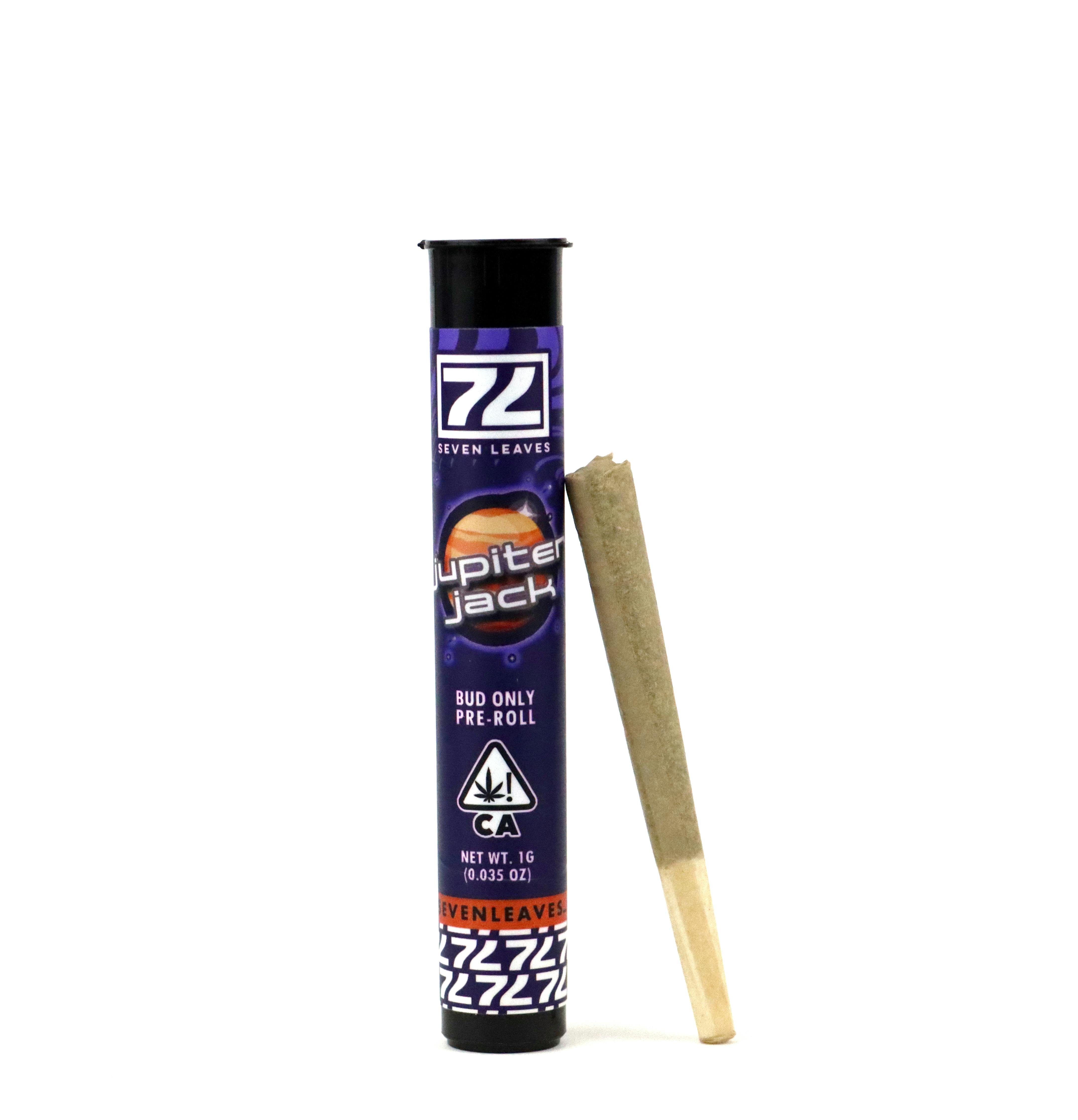 Jupiter Jack 1g Pre-Roll - Seven Leaves Jupiter Jack 1g Pre-Roll - Seven Leaves