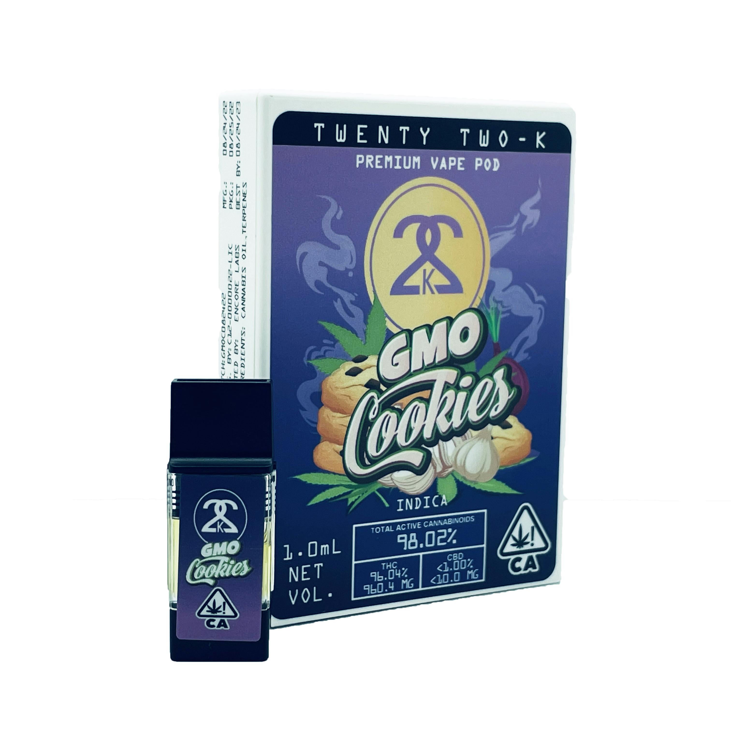 22K - GMO Cookies - 1.0ml POD - Twenty Two K / 22k