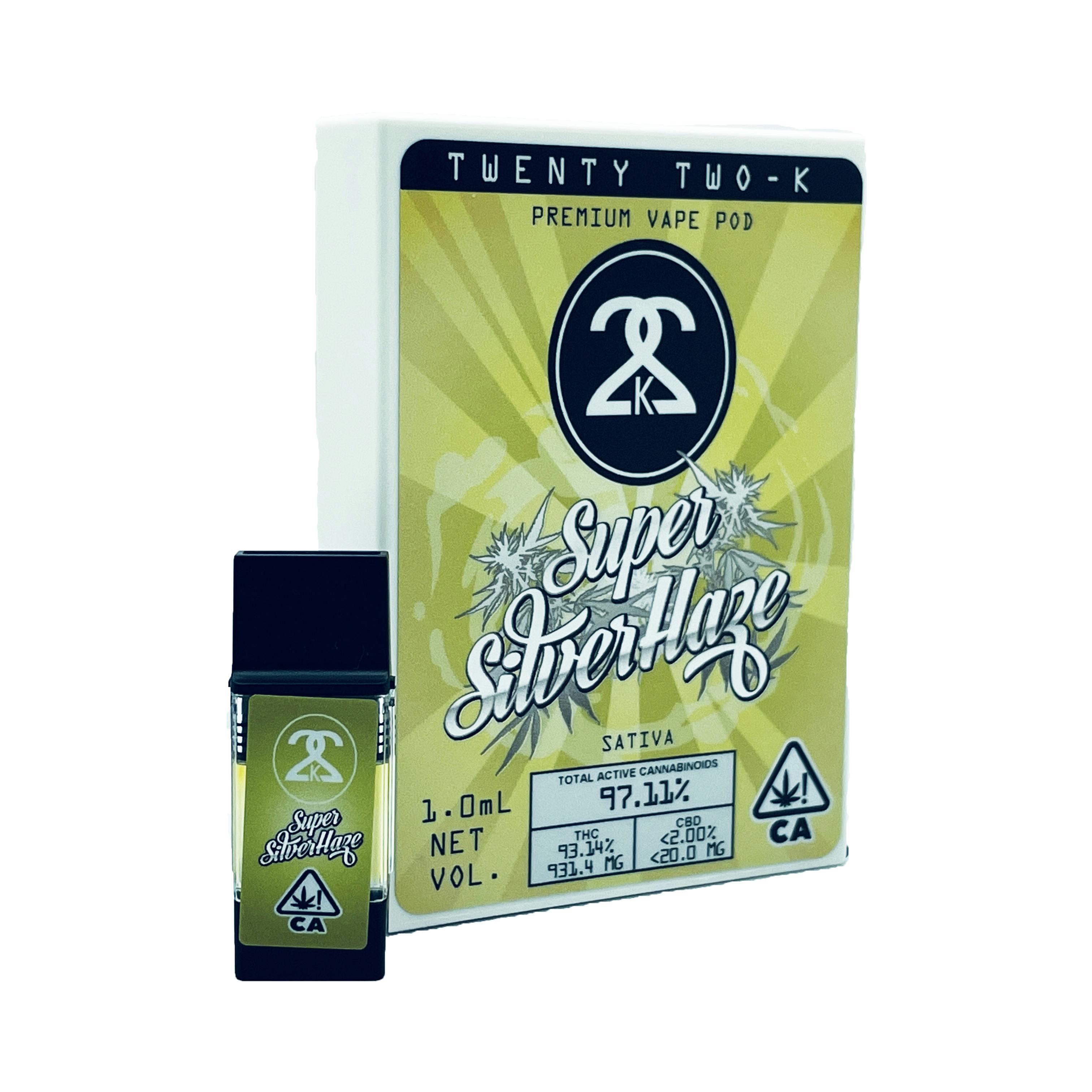 22K - Super Silver Haze - 1.0ml POD - Twenty Two K / 22k