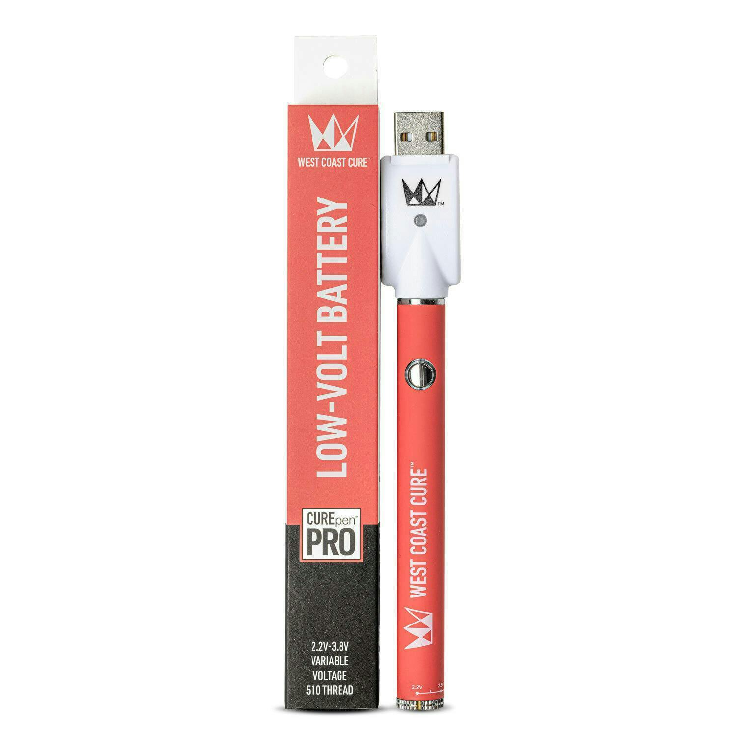 CUREpen Pro Battery - Red - West Coast Cure