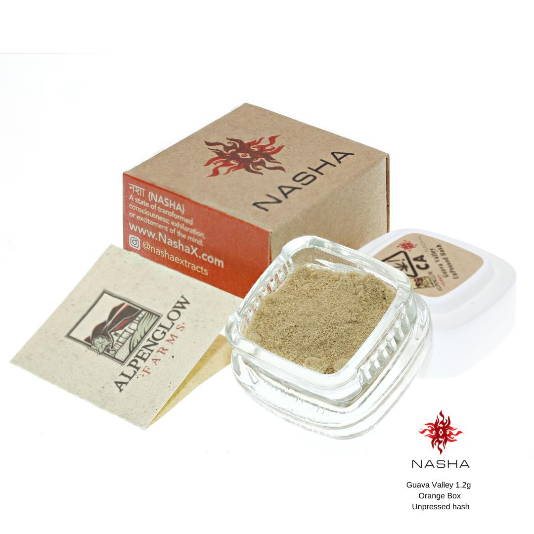 Guava Valley 1.2g Orange Unpressed Hash (AlpenGlow) - NASHA