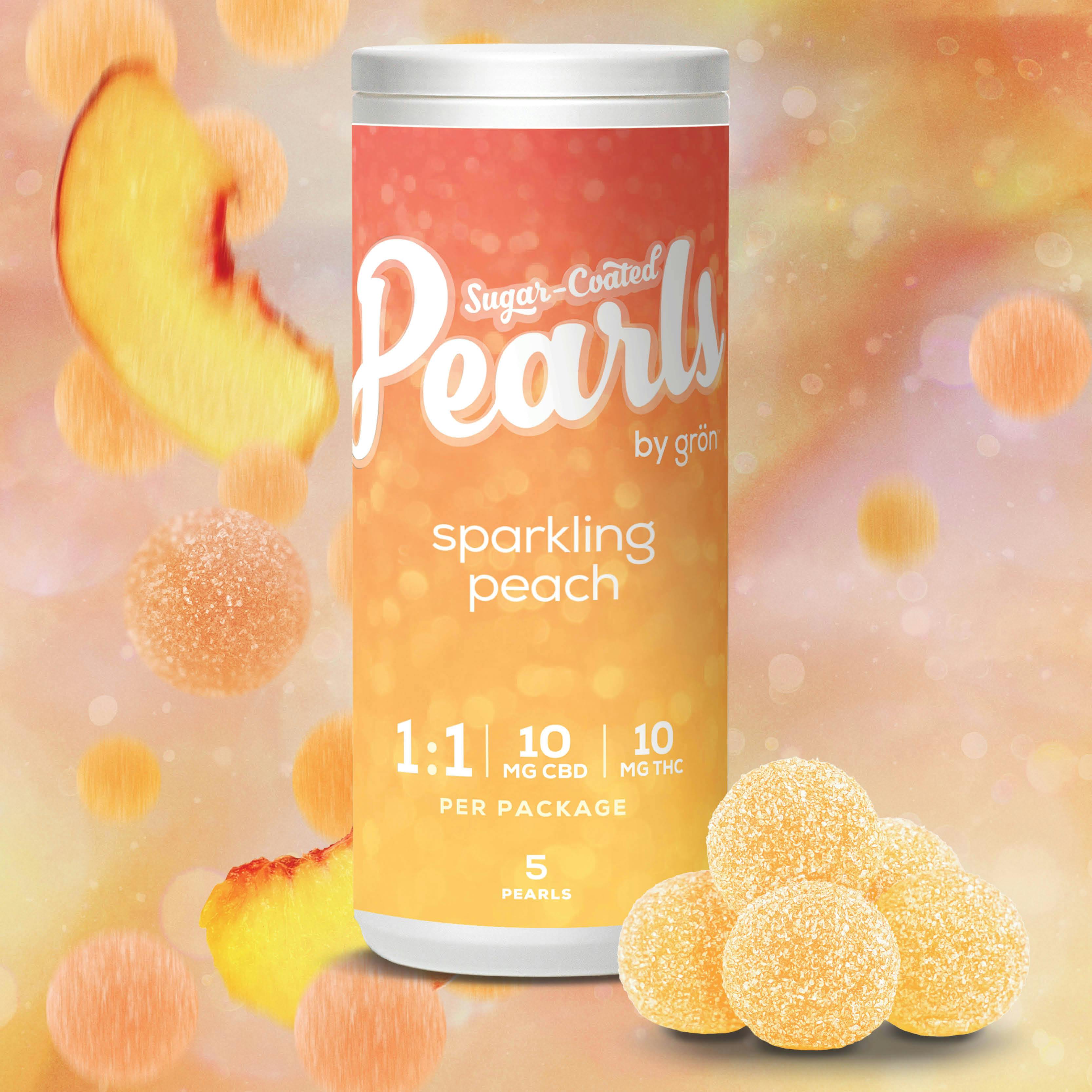 Sparkling Peach 1:1 CBD/THC - Pearls