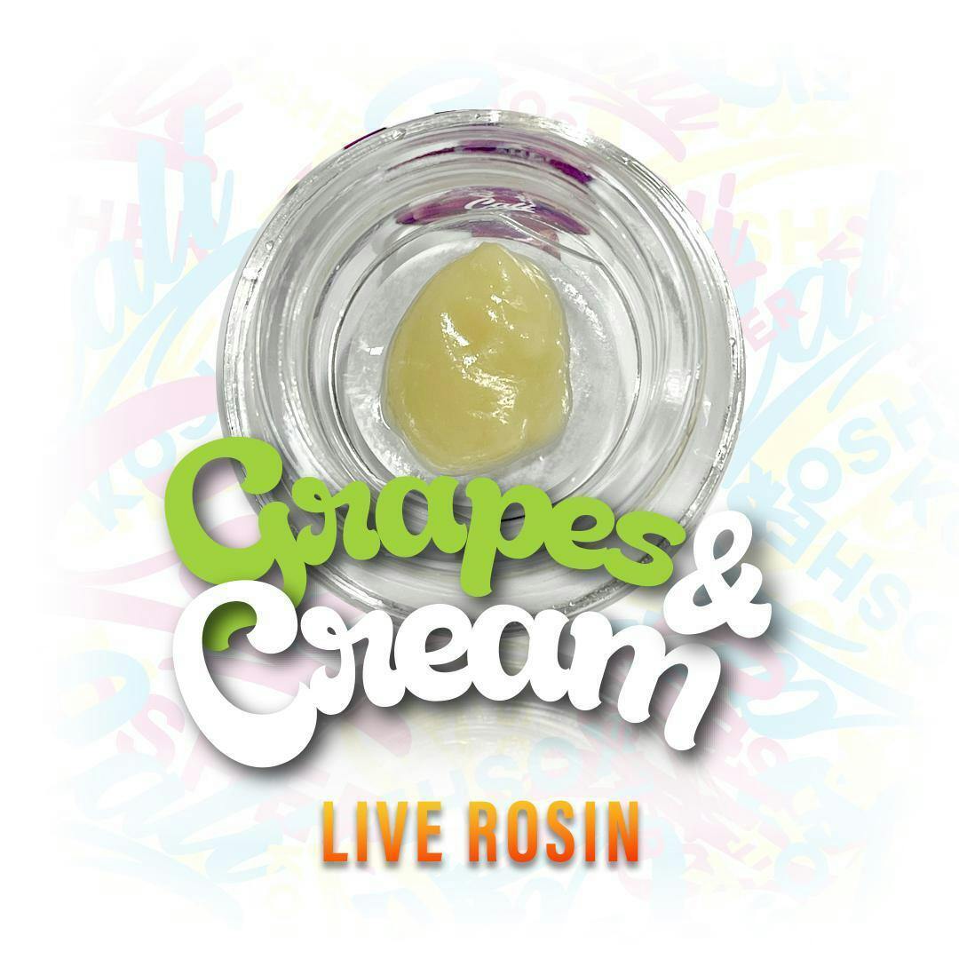 Grape & Cream- Live Rosin - Cali Kosher