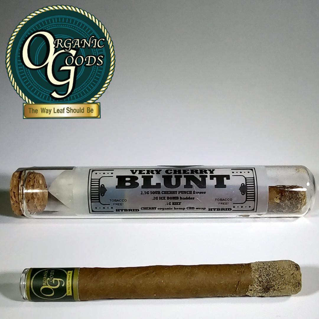 Organic Goods Blunt Dipped in Badder & Kief Very Cherry 2.8 G - Organic ...