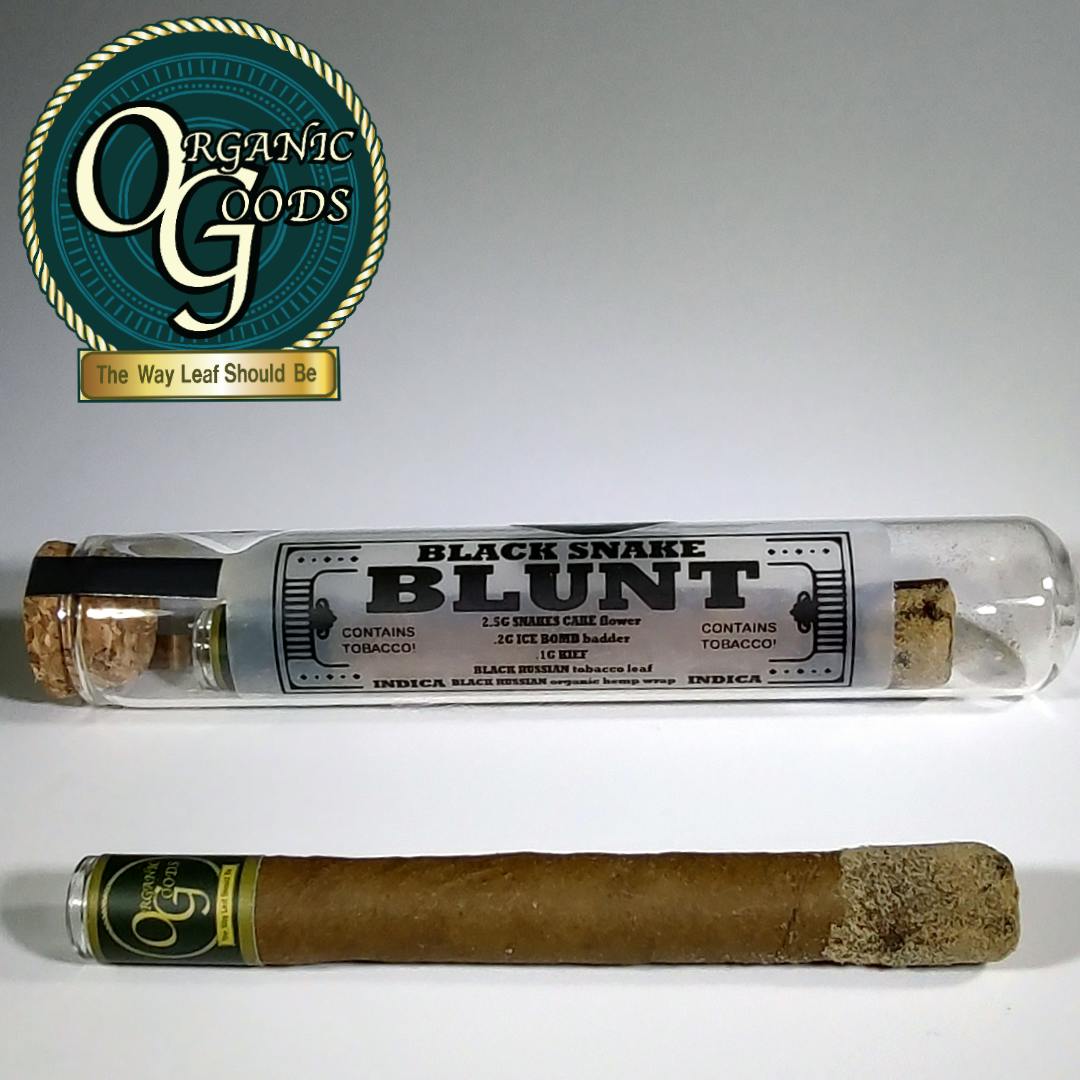Organic Goods Blunt Dipped in Badder & Kief Black Snake 2.8 G - Organic ...